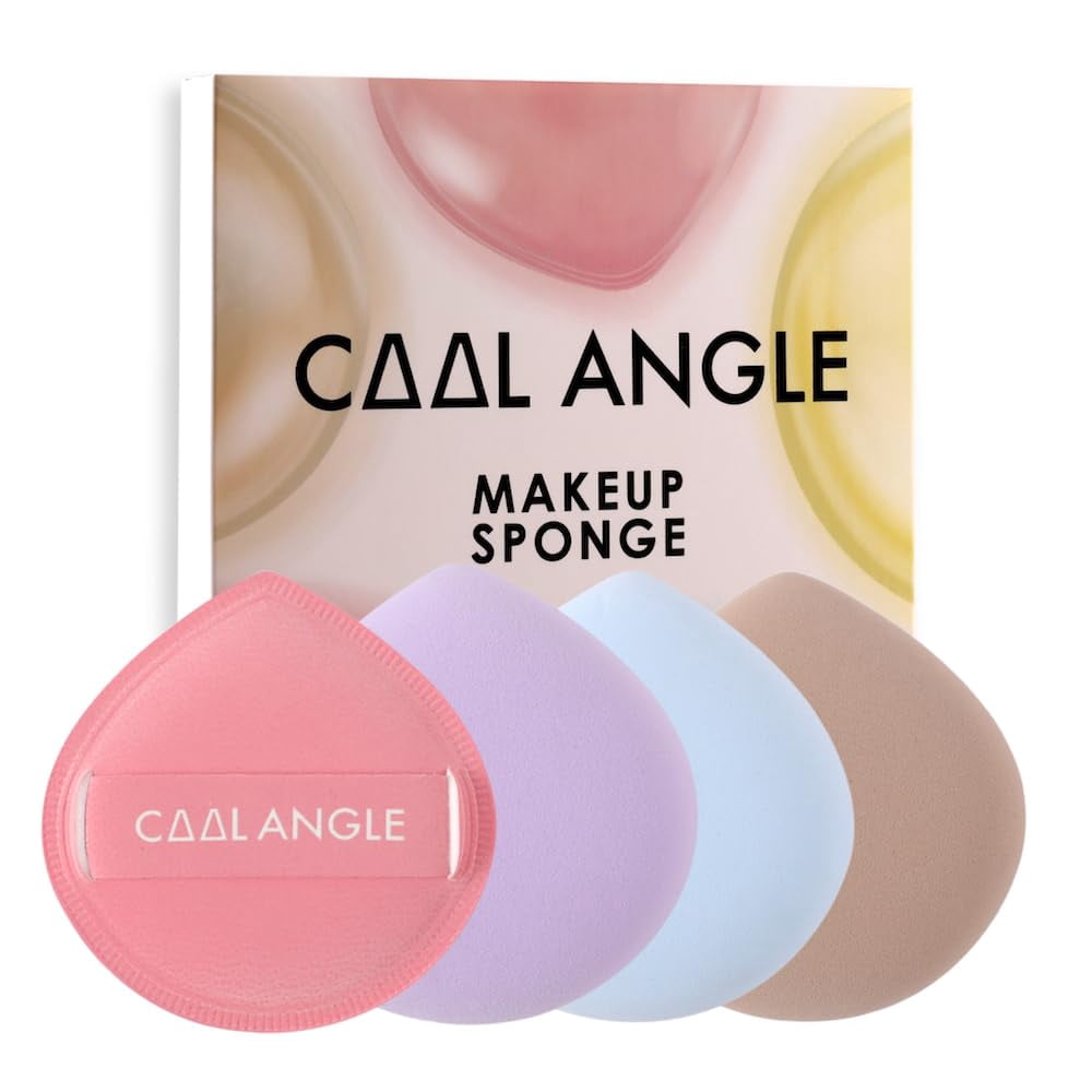 COOL-ANGLE 4Pcs Makeup Sponge KEF16 Puff Latex-free Soft Sponge Perfect ...