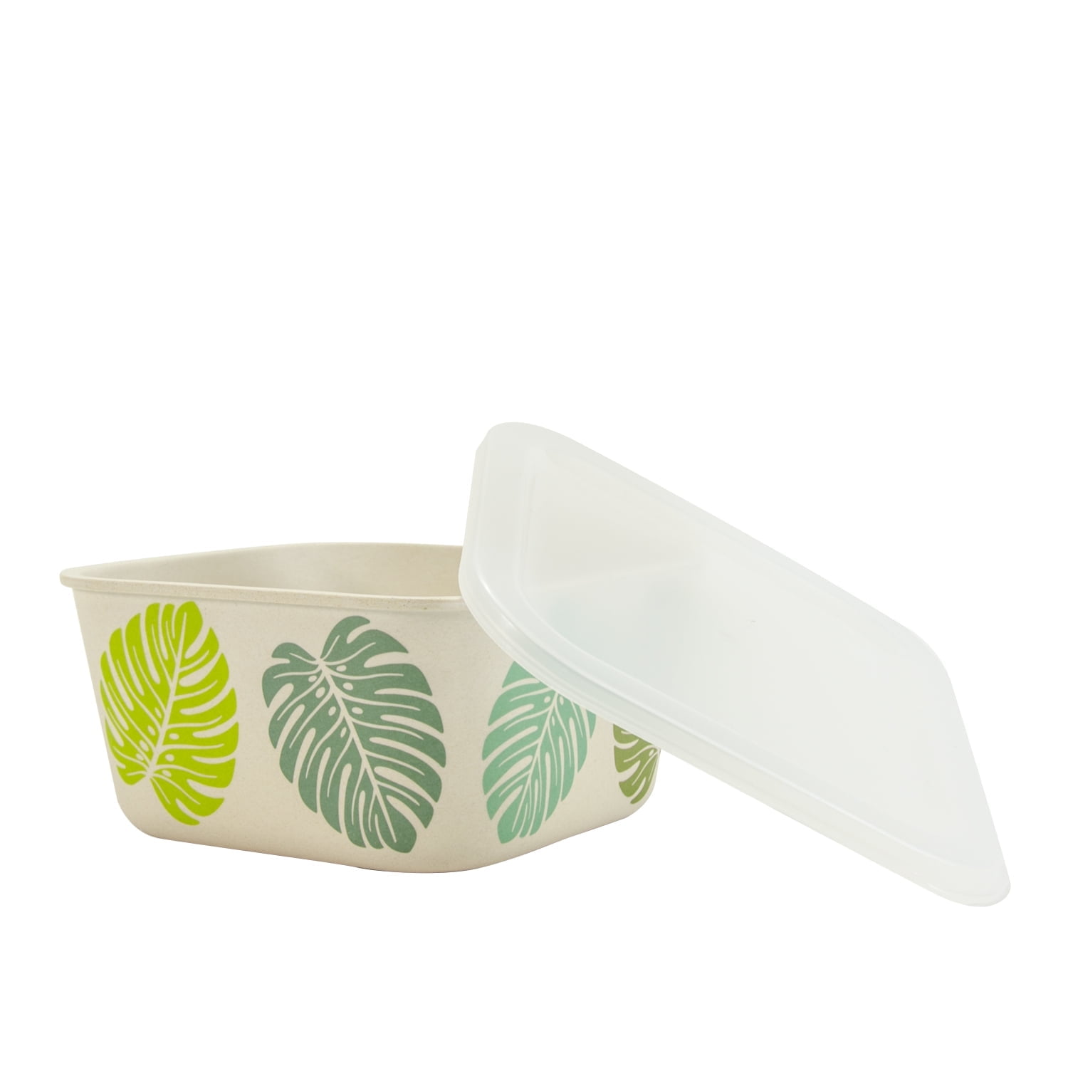 COOL GEAR 4-Pack Bamboo Reusable Containers | BPA-Free Dishwasher-Safe ...