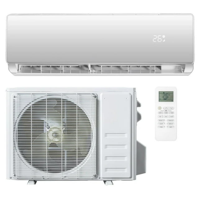 COOL LIVING 9,000 BTU Mini-Split Air Conditioner/Heat Pump Inverter and ...
