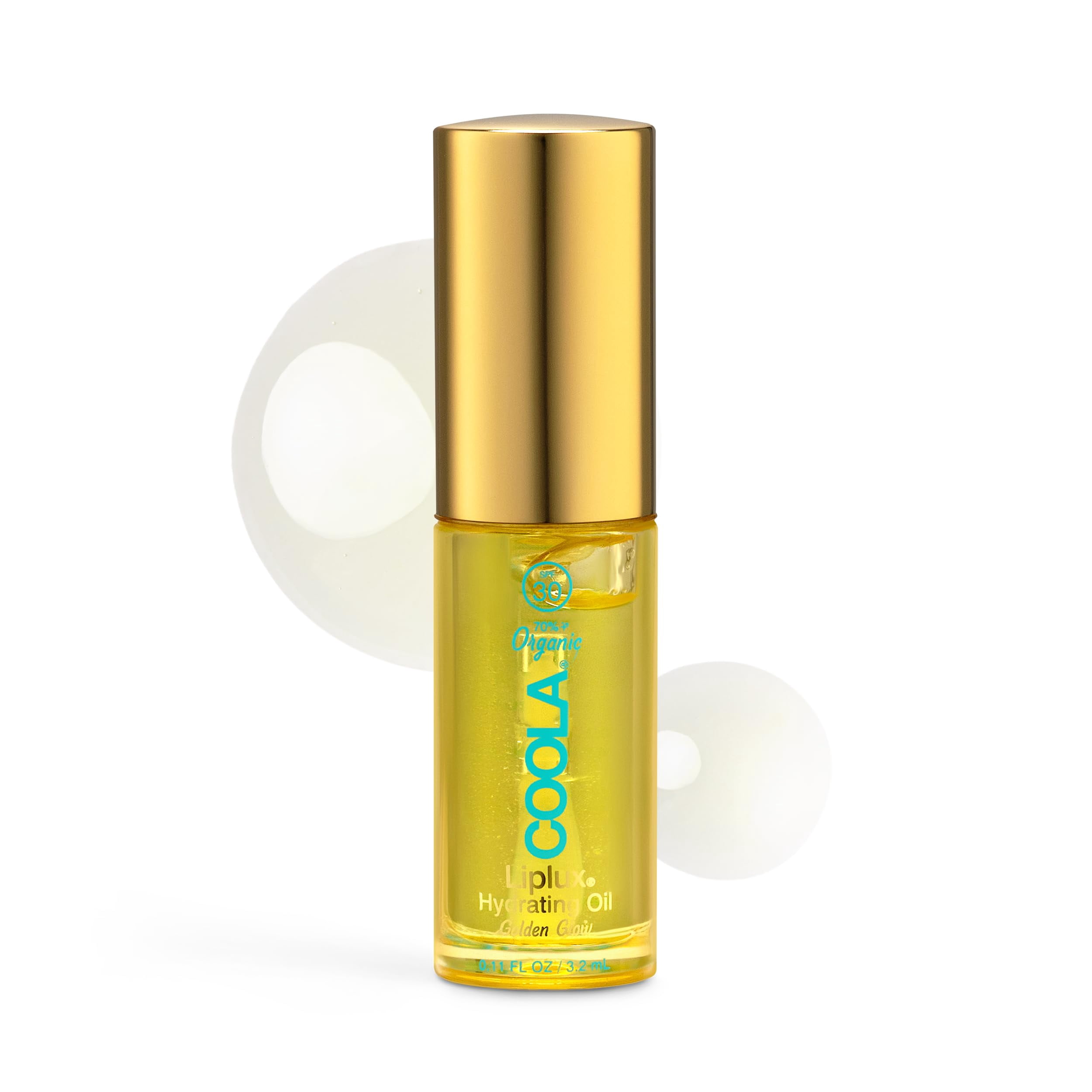 COOLA Organic Liplux Lip Oil and Lip Gloss Sunscreen with SPF 30 ...