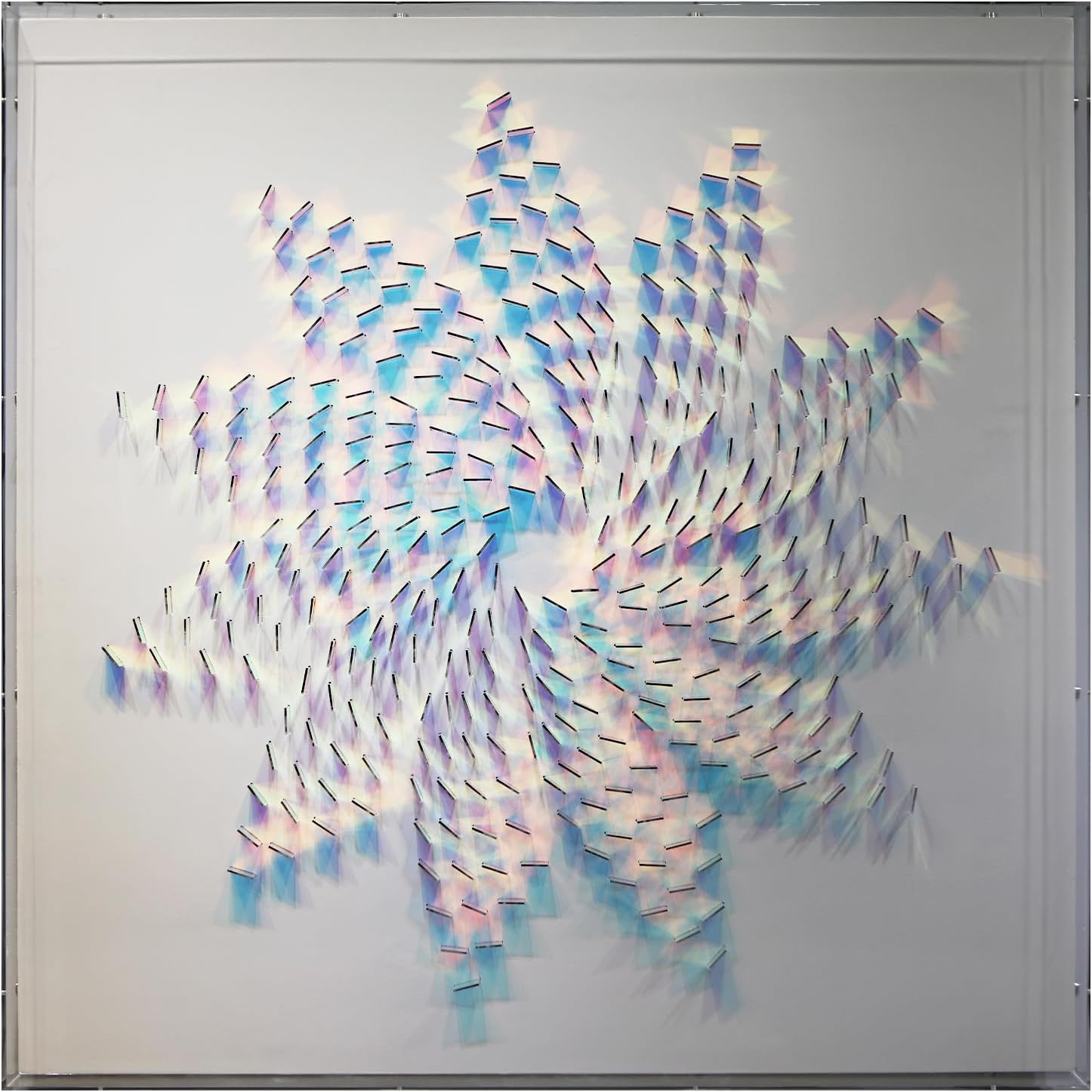 COOLDEI 3D Acrylic Prism Wall Decor Abstract Modern Changes with the ...