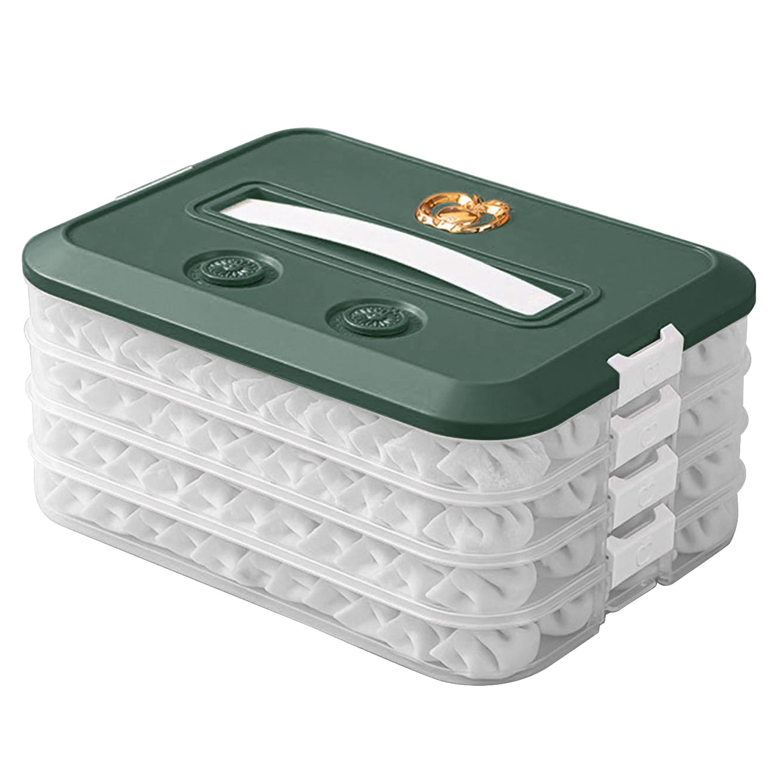 COOLHOOD 1/2/3/4 Layer Storage Box Food Containers Holder with Lid ...