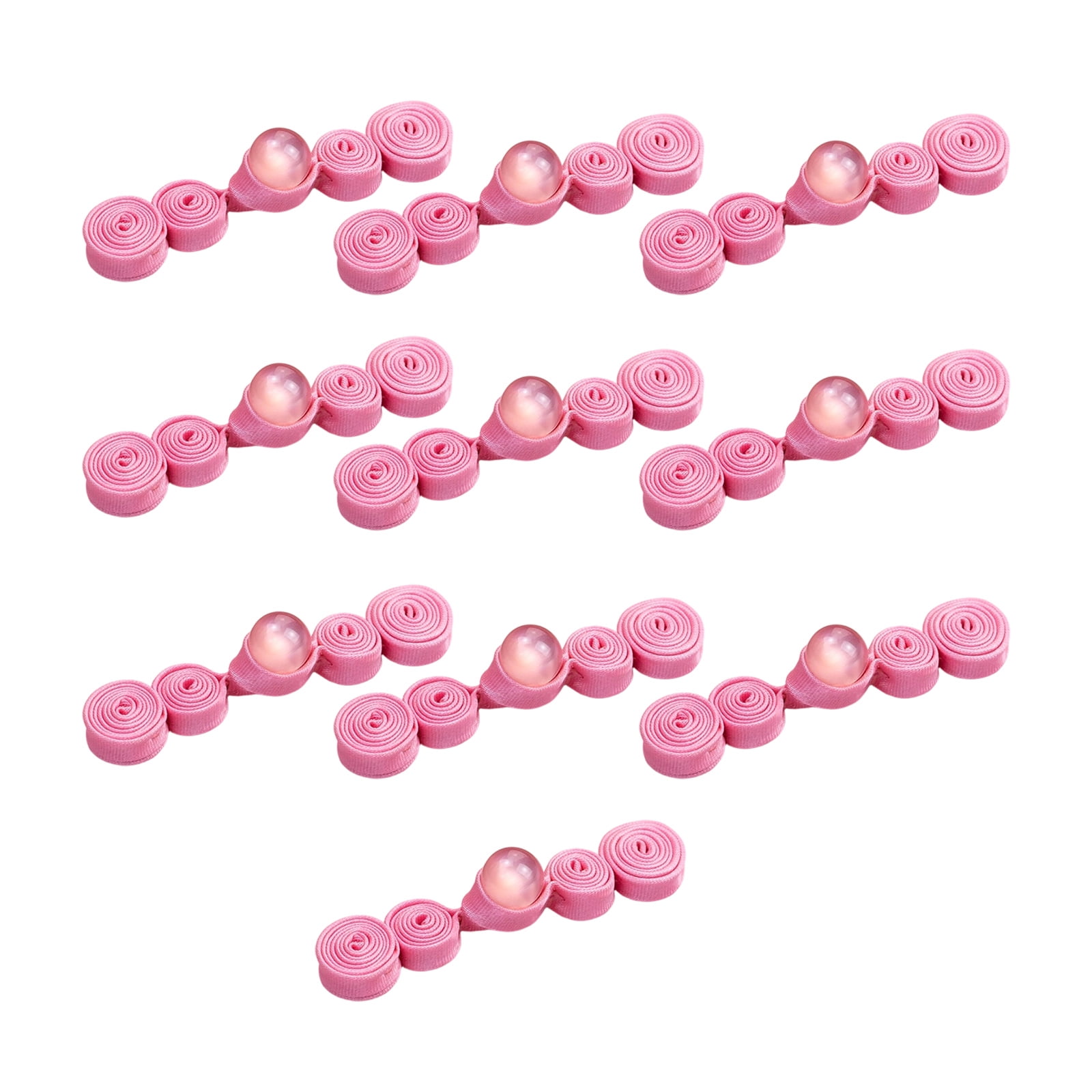 COOLHOOD 10Pcs Elegant Satins Beads Fasteners for Clothing Decoration ...