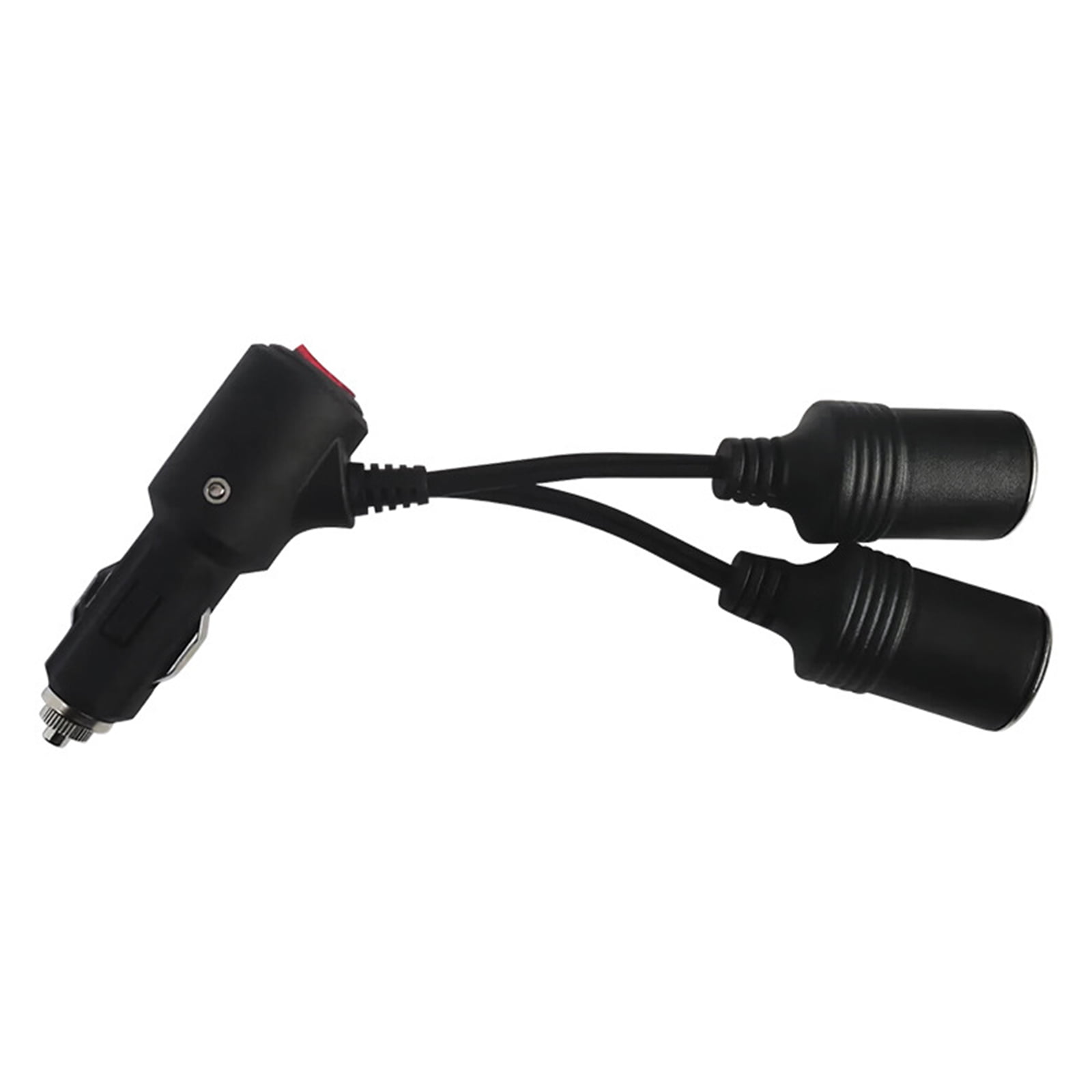 COOLHOOD 12V 24V Splitter Adapter w/ On Off , Car 1 Male to 2 Female ...