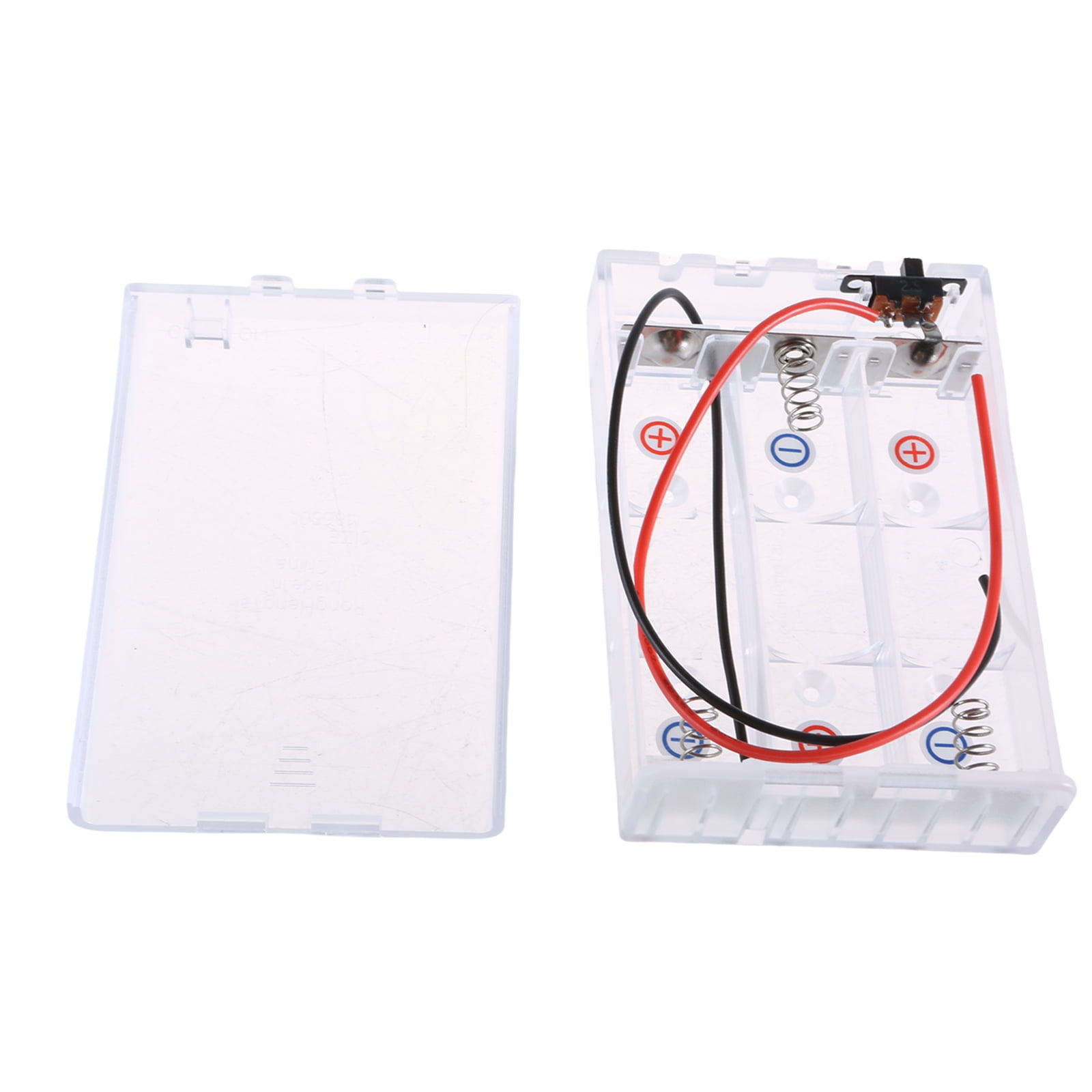 COOLHOOD 18650 Battery Holder Case With Switcher, 3Slotx3.7V for ...