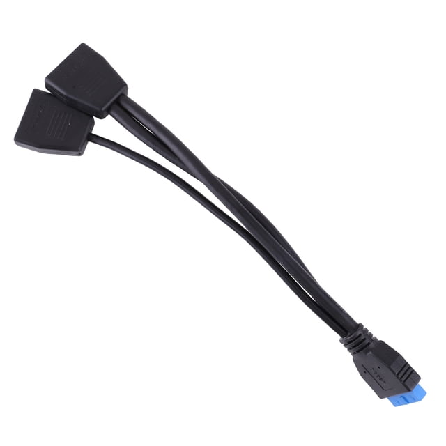 COOLHOOD 19Pin USB Header USB3.0 1 to 2 Splitter Internal USB Hub for ...