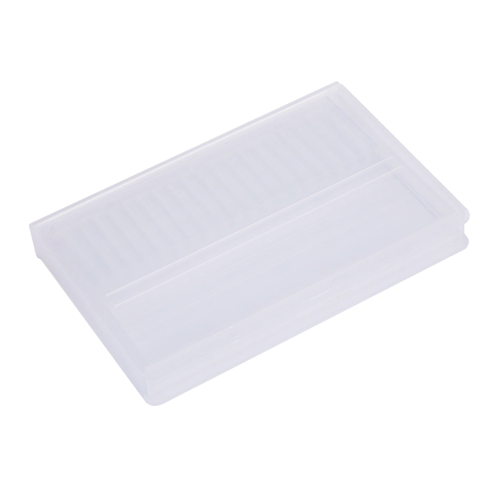 COOLHOOD 20 Slot Empty Storage Box For Drill Bits Transparent Acrylic ...
