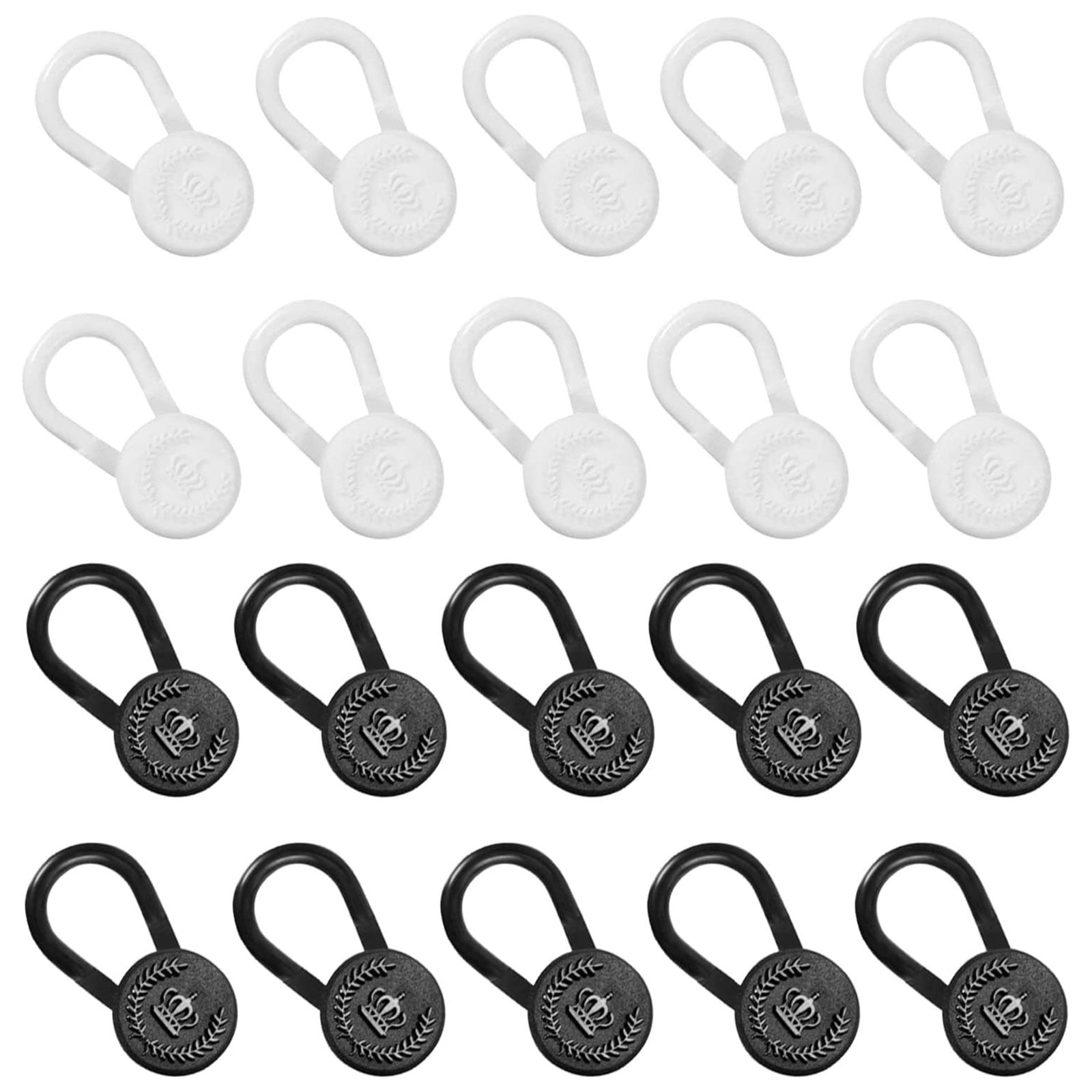 COOLHOOD 20pcs Collar Extenders Elastic Button Extender for Men Women ...
