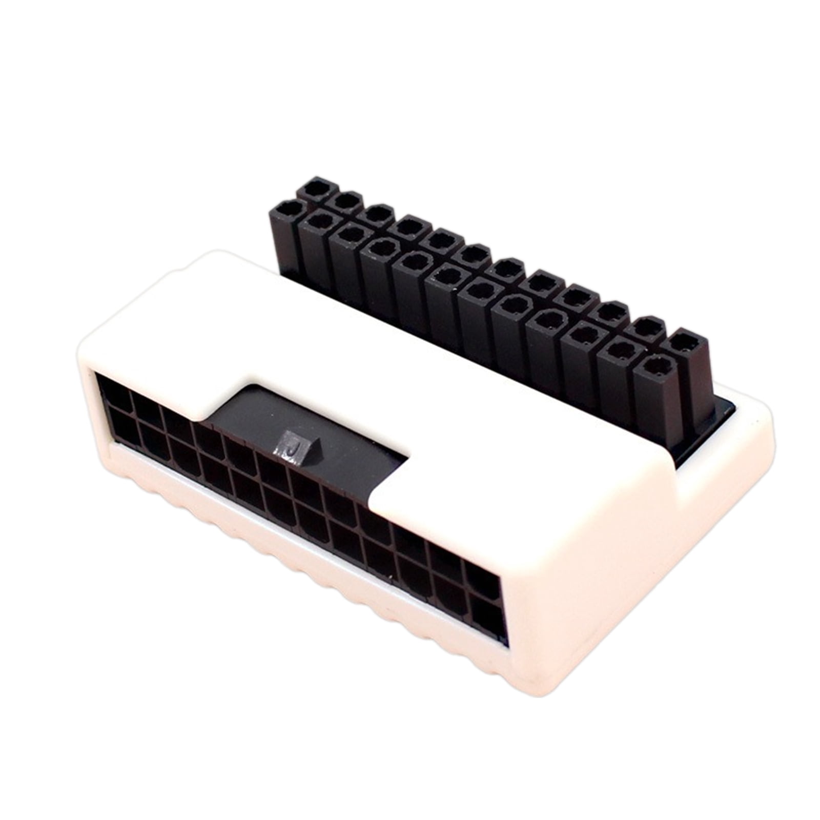 COOLHOOD 24Pin Female to 24pin Male 90 Degree Adapter Computer ...