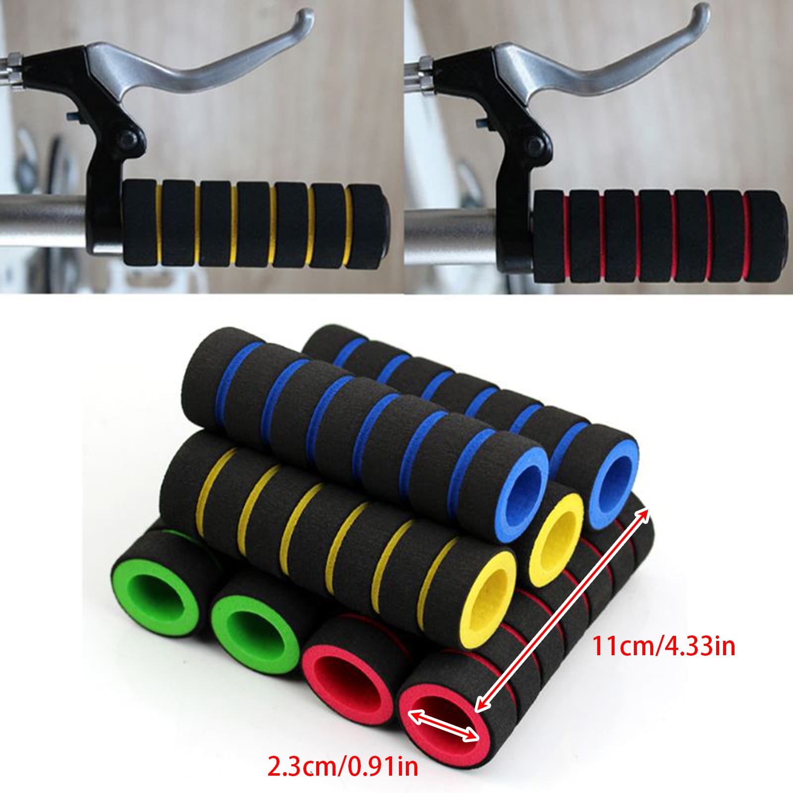 COOLHOOD 2Pcs AntiVibration Handlebars Grip Covers Comfort Mountain ...