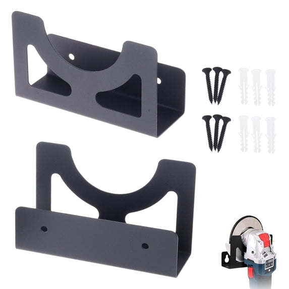 COOLHOOD 2Pcs Space Efficient Angles Grinder Wall Mount Bracket Easy ...