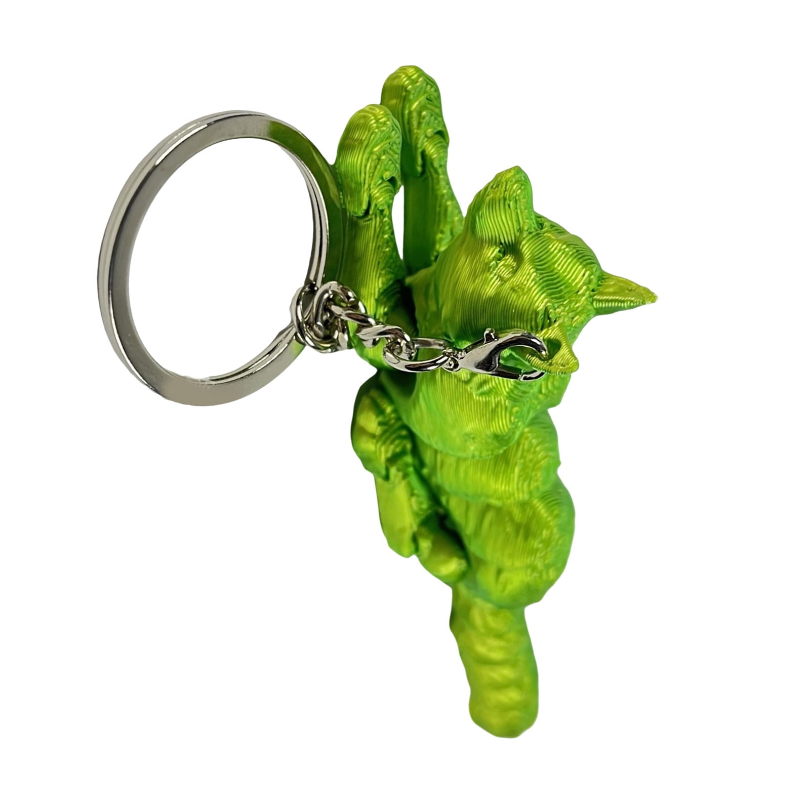 COOLHOOD 3D Printed Wolf Keychain with Realistic and Multiple Joint ...