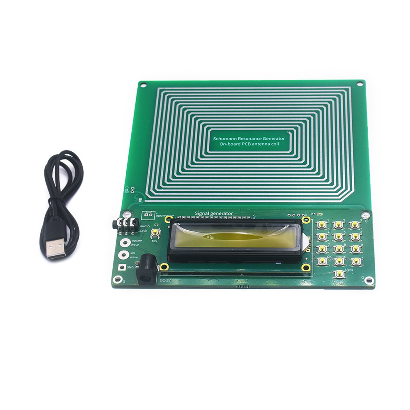 COOLHOOD DC5V 7.83Hz Low Frequency Generator 0.01-30000Hz Resonator ...