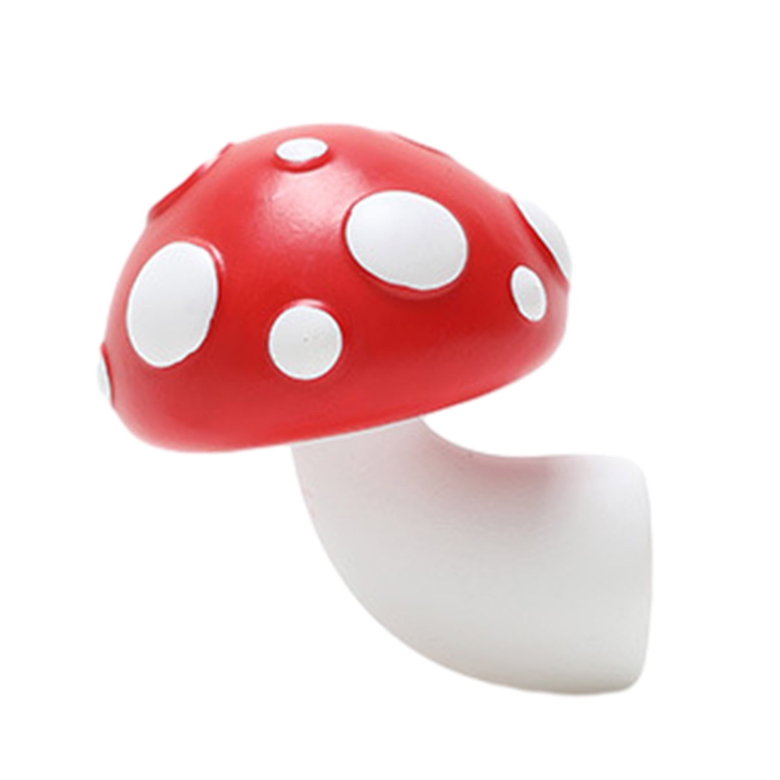 COOLHOOD 3D Solid Red Mushroom Fridge Magnets Creative Designed Resin ...