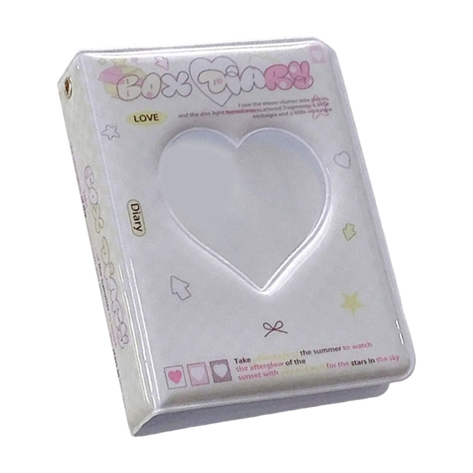 COOLHOOD 3Inch Small Photo Album Heart Hollowed Design Card Holders ...