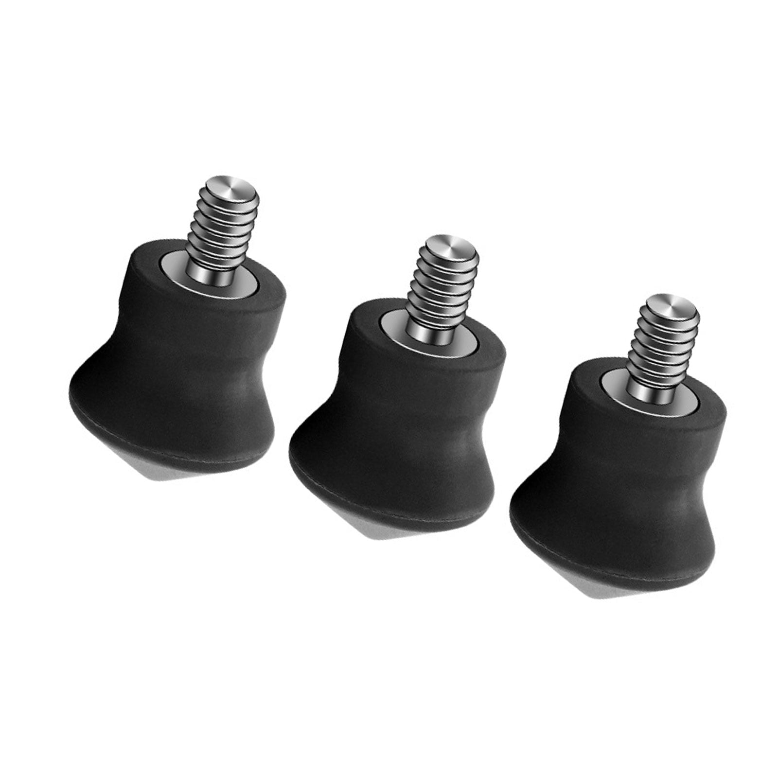 COOLHOOD 3pcs Slip Resistant Rubber Feet Legs 1/4 Svrew For Tripod And ...