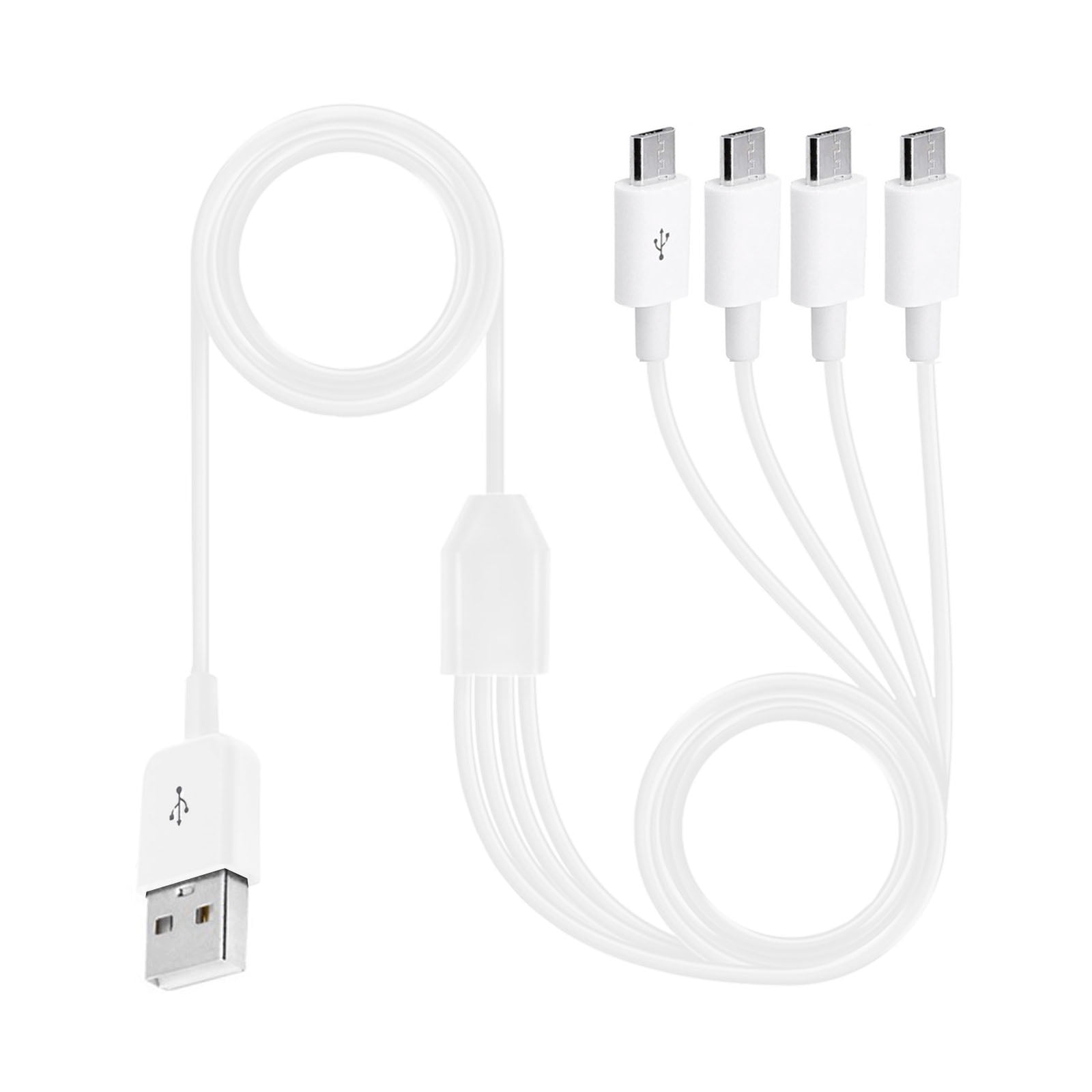 COOLHOOD 4 in 1 USB Charging Cable Multi Cable for Multiple Devices 4 ...