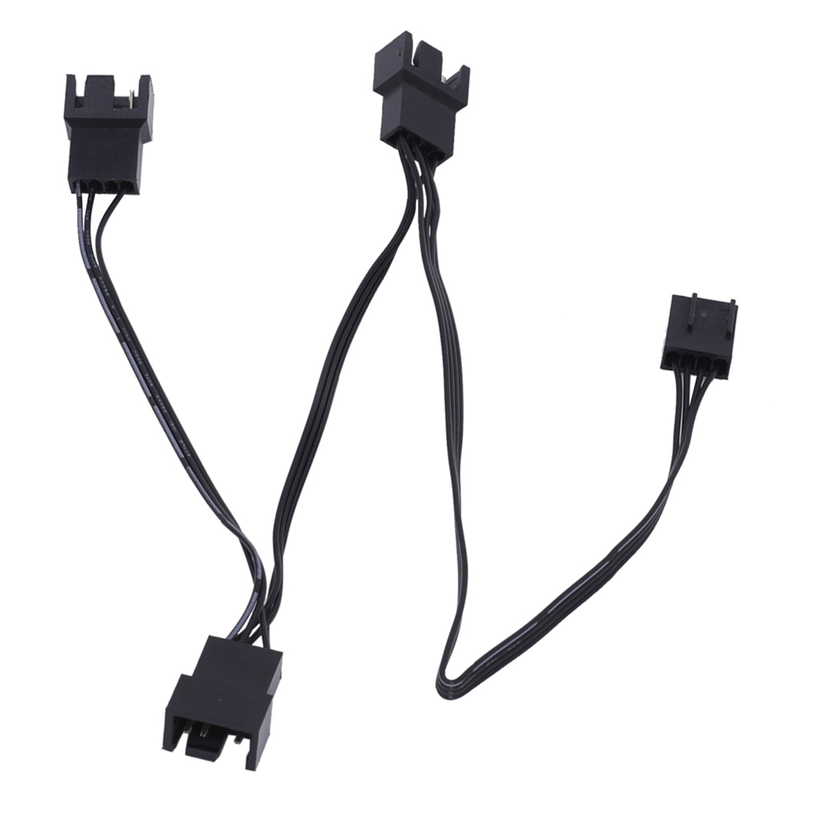 COOLHOOD 4Pin Fan Splitter Cable 4Pin 1 to 3Way Fan Splitter Cable ...