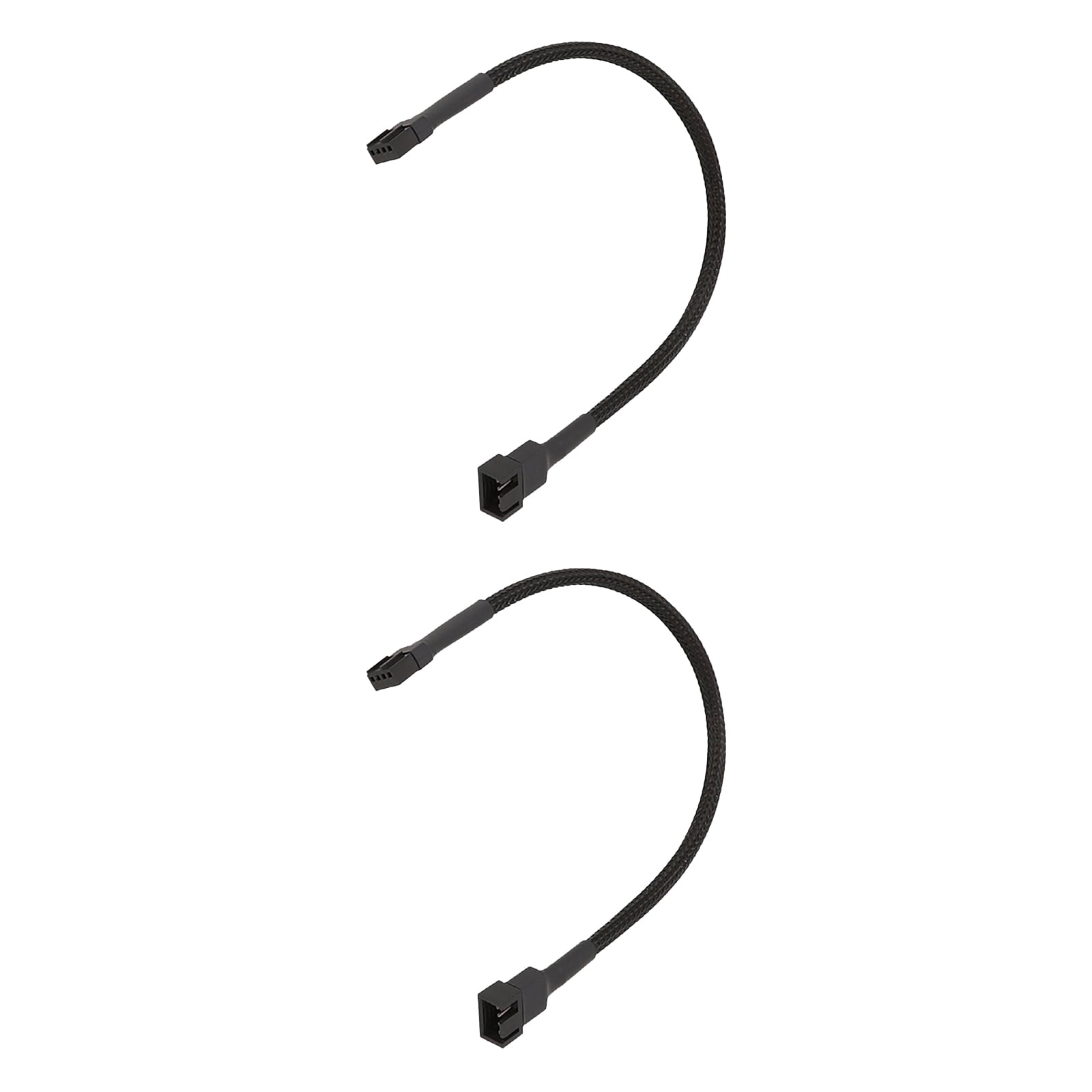 COOLHOOD 4Pin PWMs Fan Splitter Cable 9.8inch, PC Fan Splitter 1 to 3/2 ...