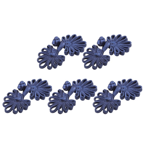 COOLHOOD 5 Pairs Chinese Knots Frog Buttons Cheongsam Buttons Chinese ...