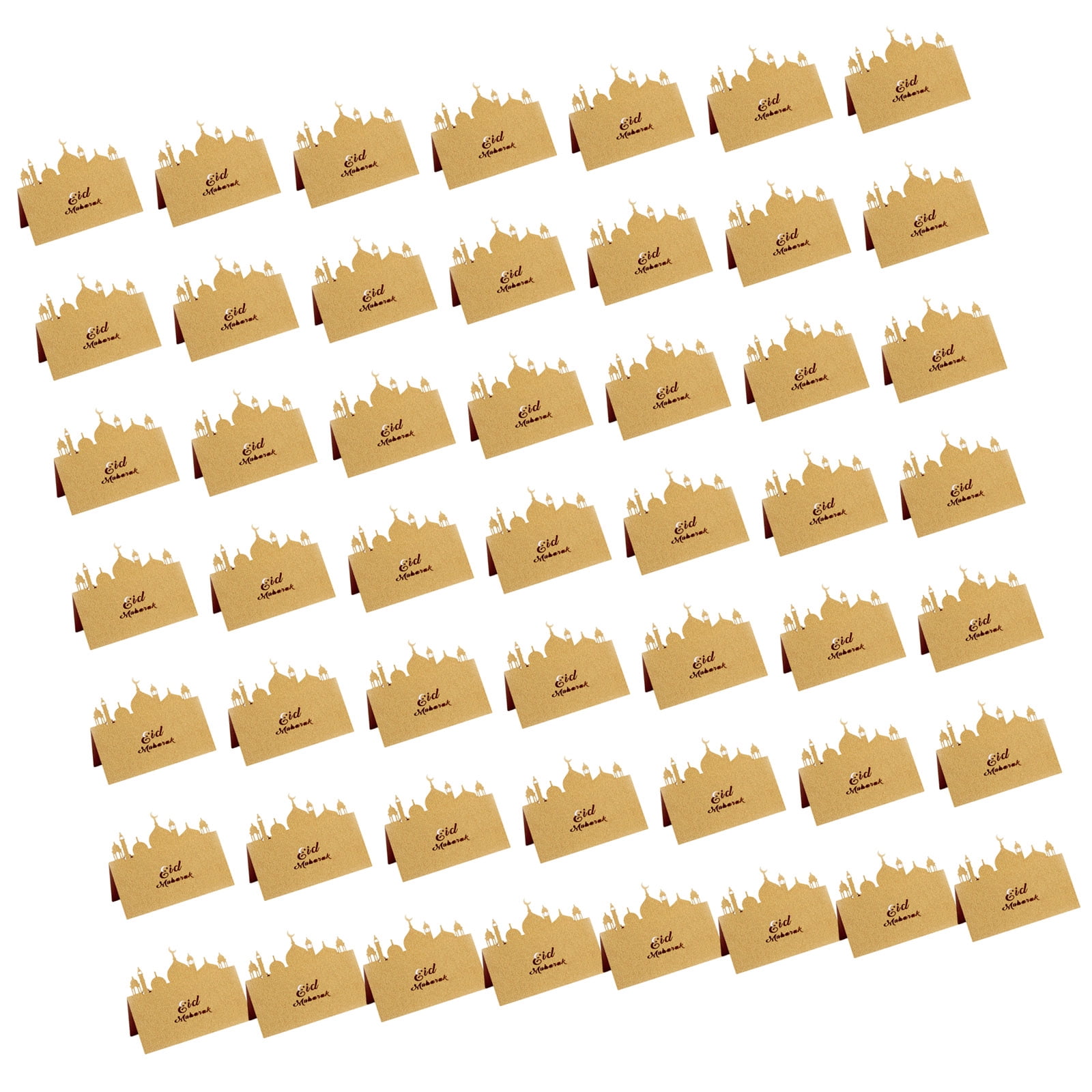 COOLHOOD 50pcs Middle Eastern Festival Intricate Cutout Table Name ...