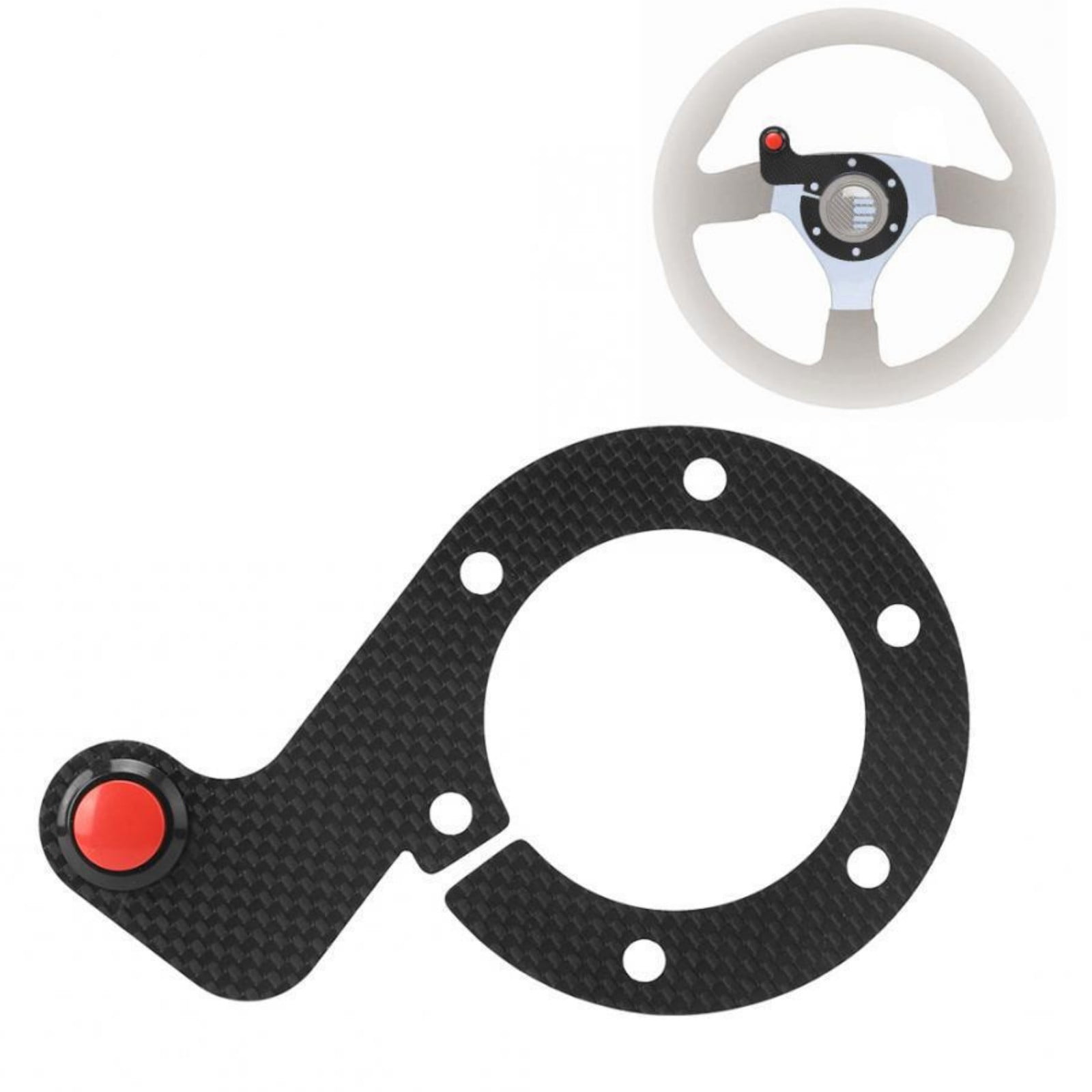 COOLHOOD 6 Hole Racing Steering Wheel External Horn Button Lightweight ...