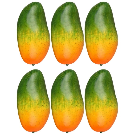 COOLHOOD 6Pcs Realistic Fruit Decoration Assorted Realistic Models for ...