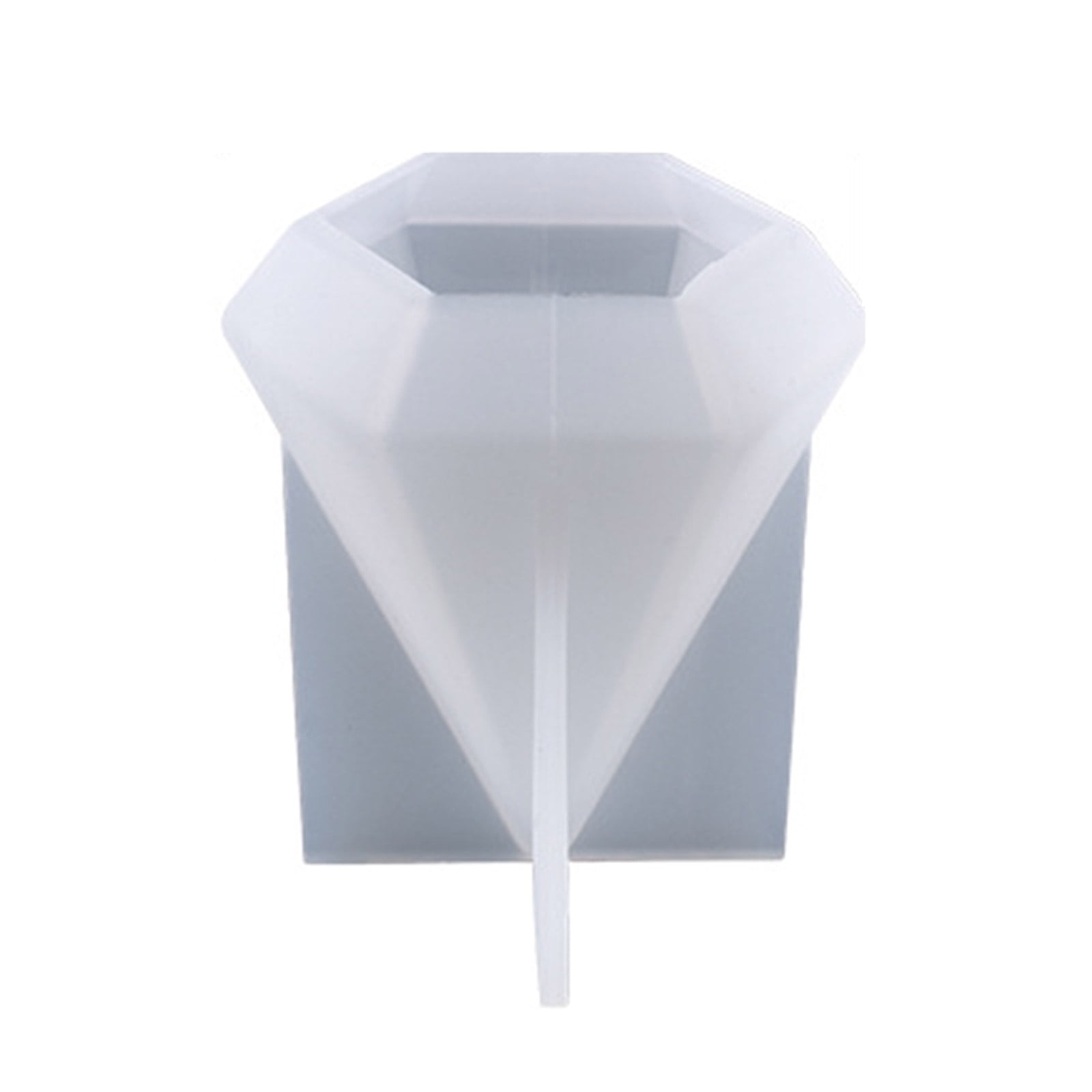 COOLHOOD 8 Styles Hexagonal Cone Epoxy Resin Mold Pyramid Silicone ...