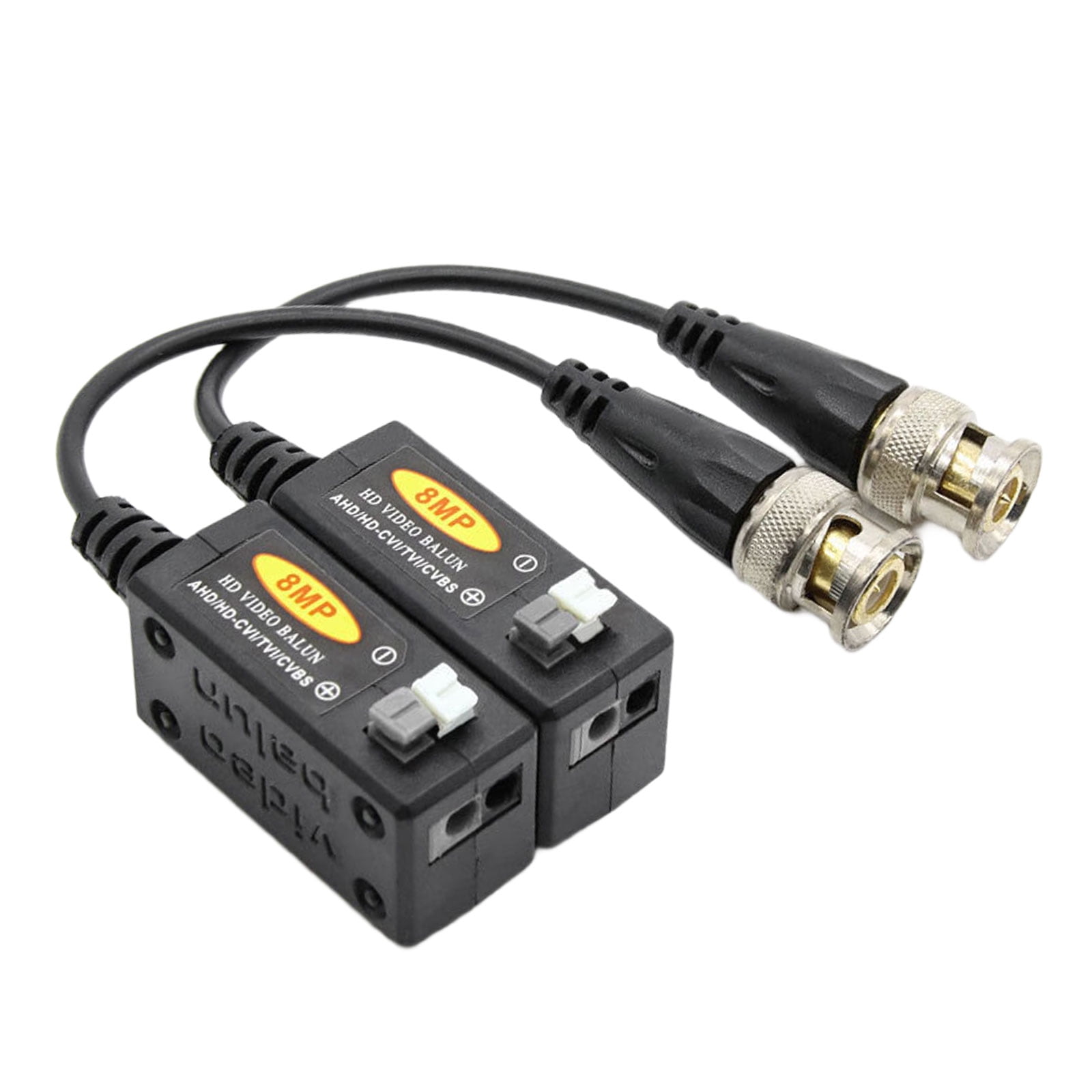 COOLHOOD 8MP Coaxials Clearly video Balun BNC To Ethernet Extender For ...