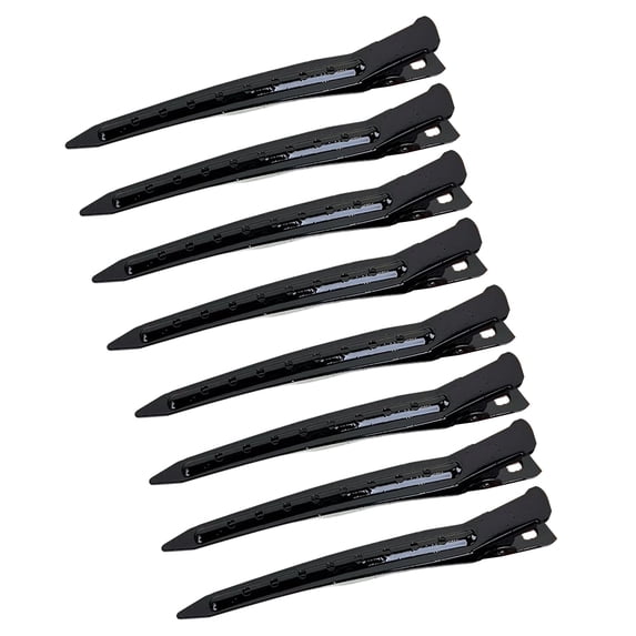 COOLHOOD 8pcs Professional Double Hinge Hair Clip For Women Bright ...