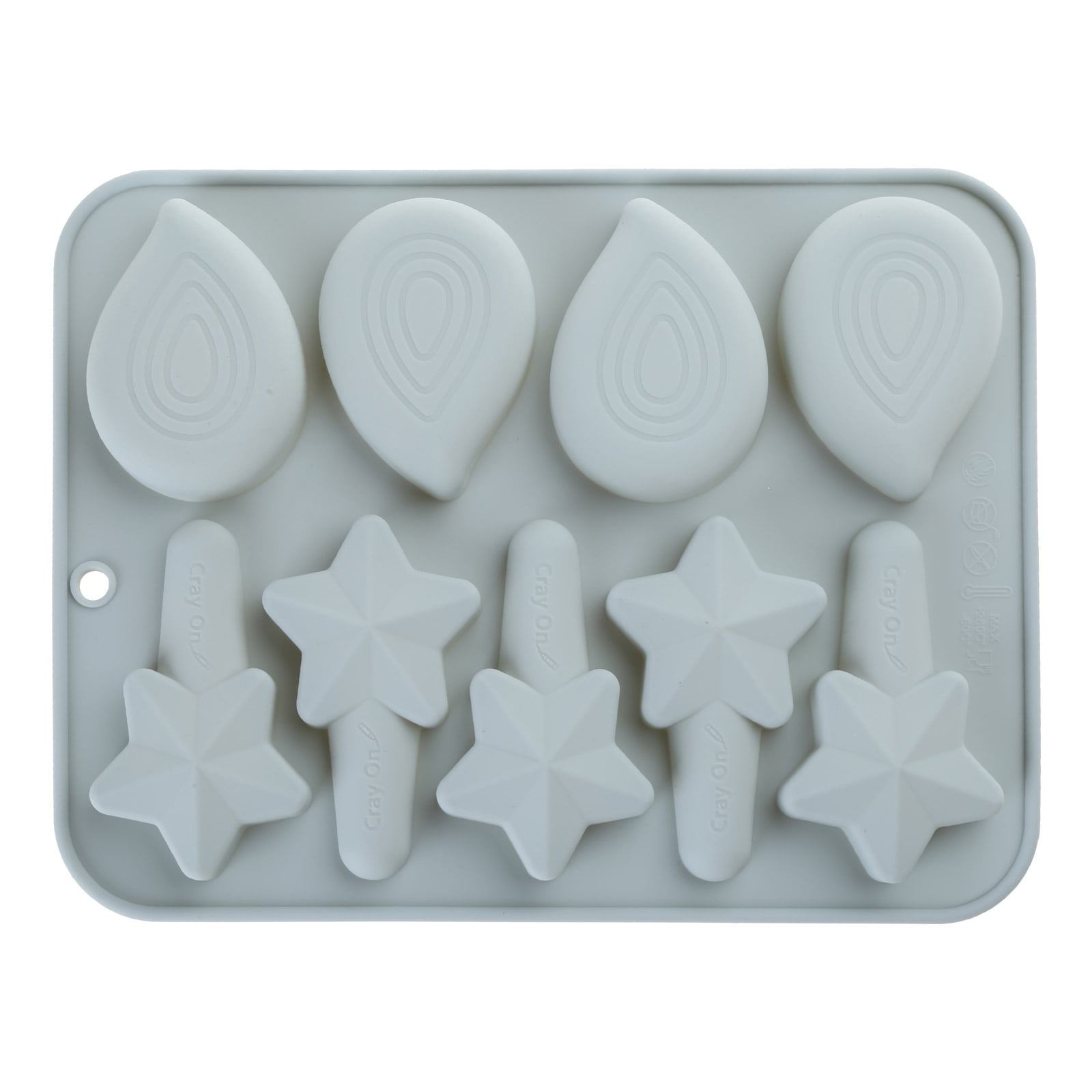 COOLHOOD 9 Cavity 3D Crayon Silicone Mold Pencil Pen Chocolate Cake ...