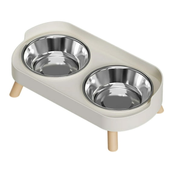 COOLHOOD Adjustable Elevated Dog Bowl Stand With Feeders Dishes For ...