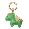COOLHOOD Adorable Cartoon Horse Keychain Leather Symbolizing Wealth ...