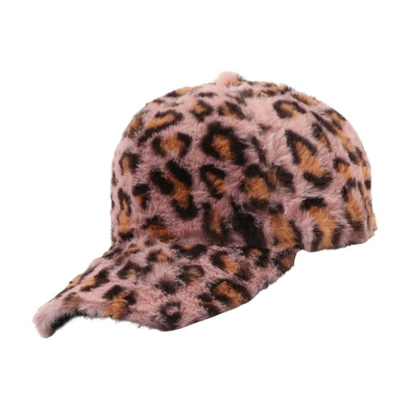 COOLHOOD Animal Pattern Baseball Cap Imitation Mink Furs Thick Baseball ...