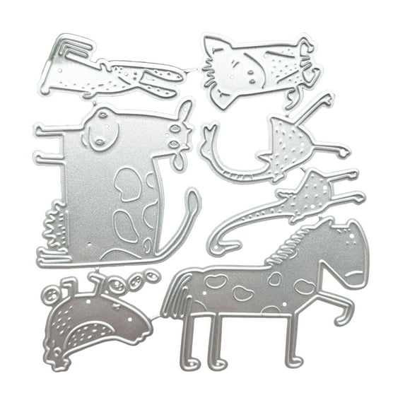 COOLHOOD Animals Metal Cutting Dies Scrapbooking Stencil Die Card ...