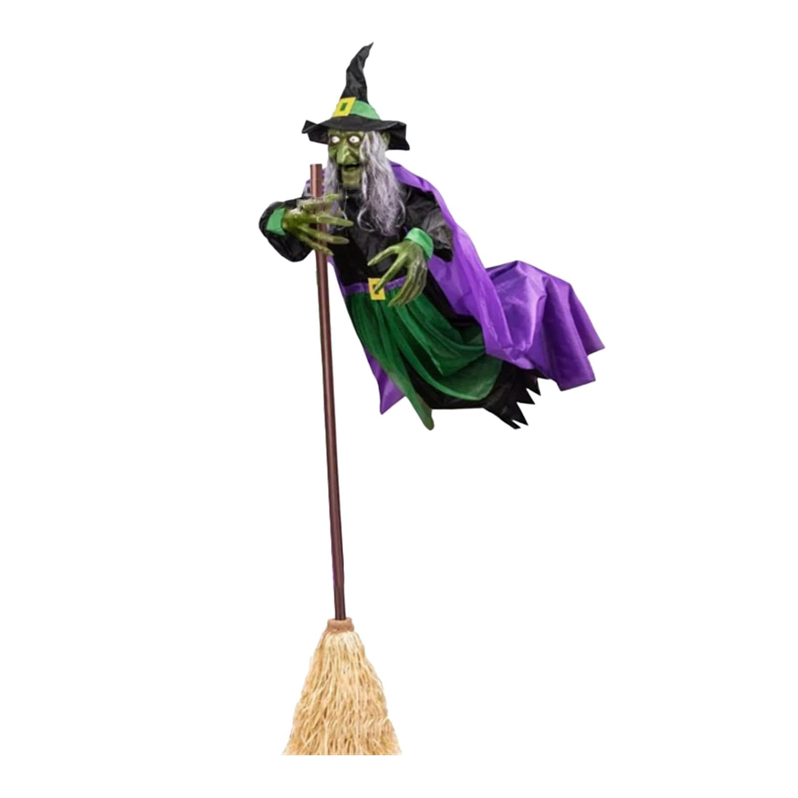 COOLHOOD Animated Floating Witch Decoration With Sound & Touch ...