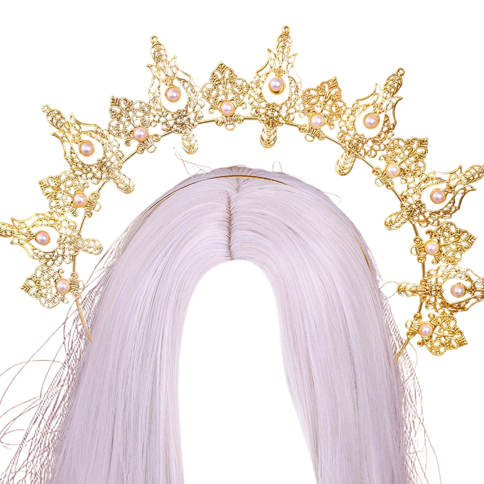 COOLHOOD Antique Charm Metal Crowned Hairband For Women Comfortable ...