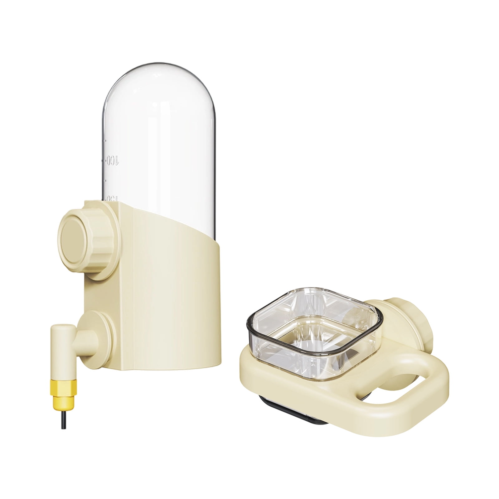 COOLHOOD Automatic Bird Water Dispenser and Food Bowl For Parrots ...