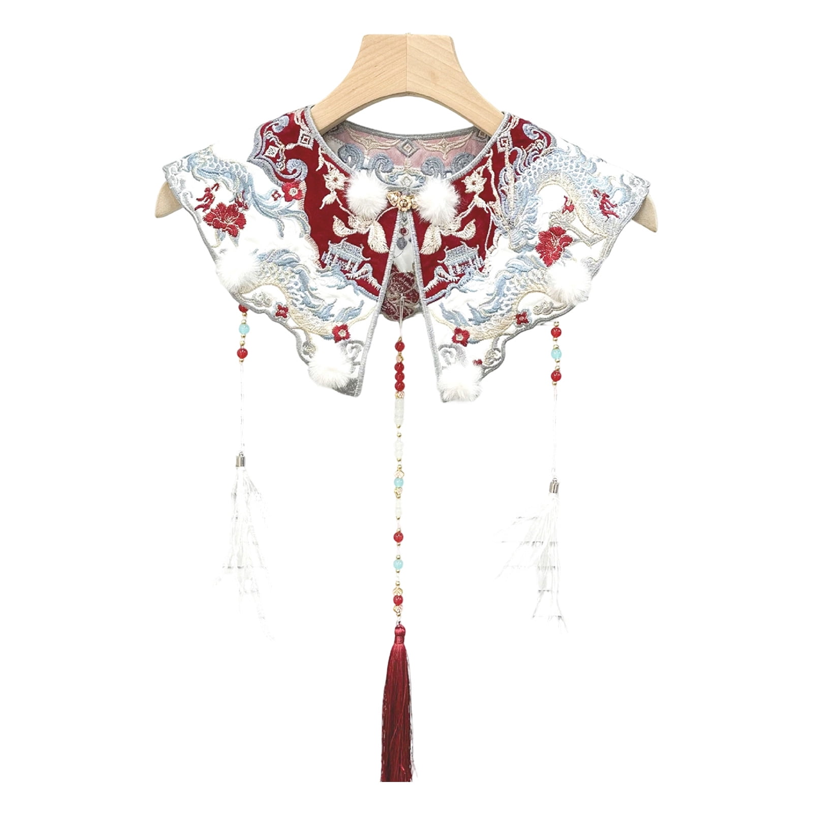 COOLHOOD Bead Embellished Detachable Shoulder Collar With Intricate ...