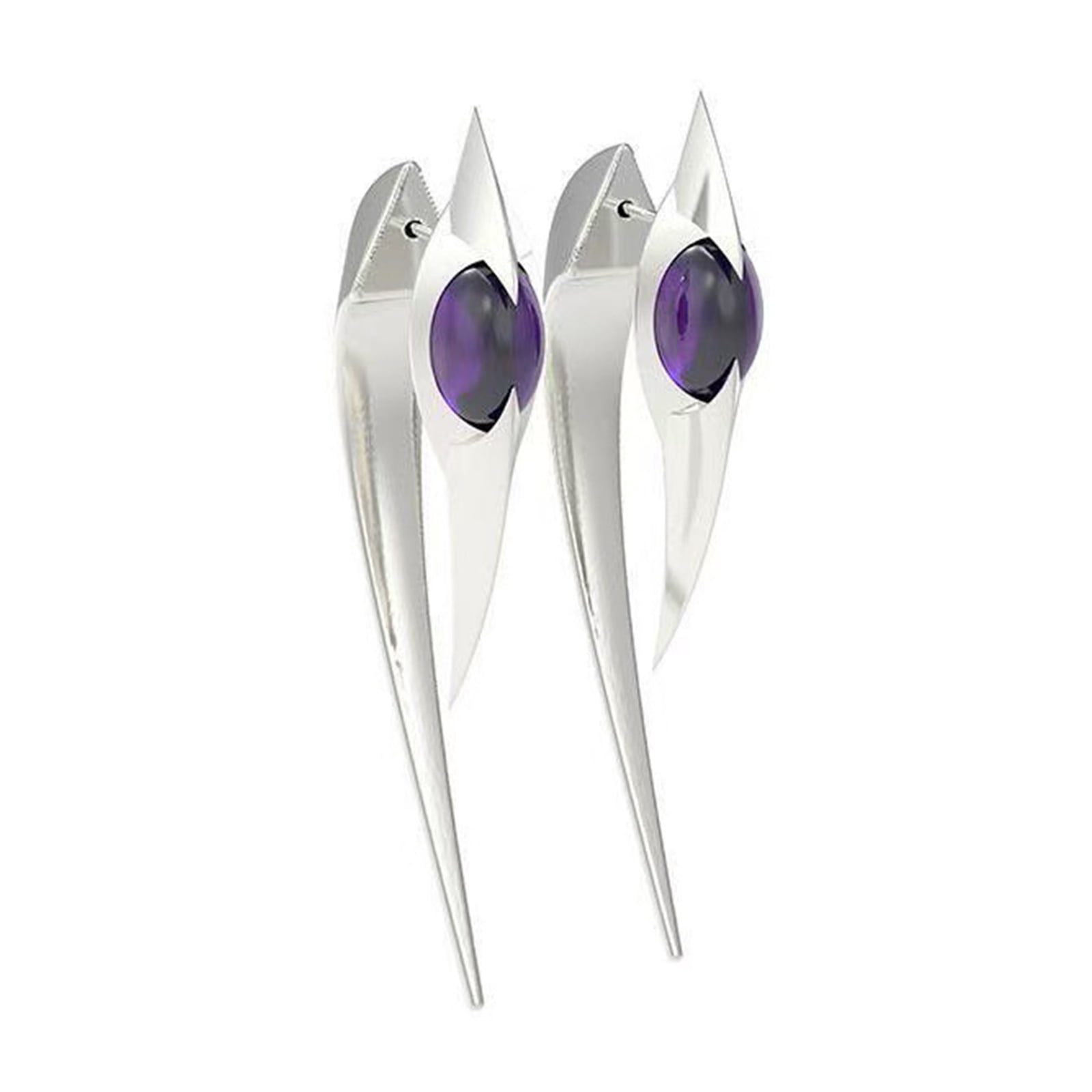 COOLHOOD Bold Punk Rock Inspired Spikes Studs Earrings Lightweight ...