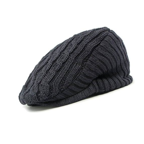 COOLHOOD British Retro Styles Berets Hat Fleece Lining For Winter ...