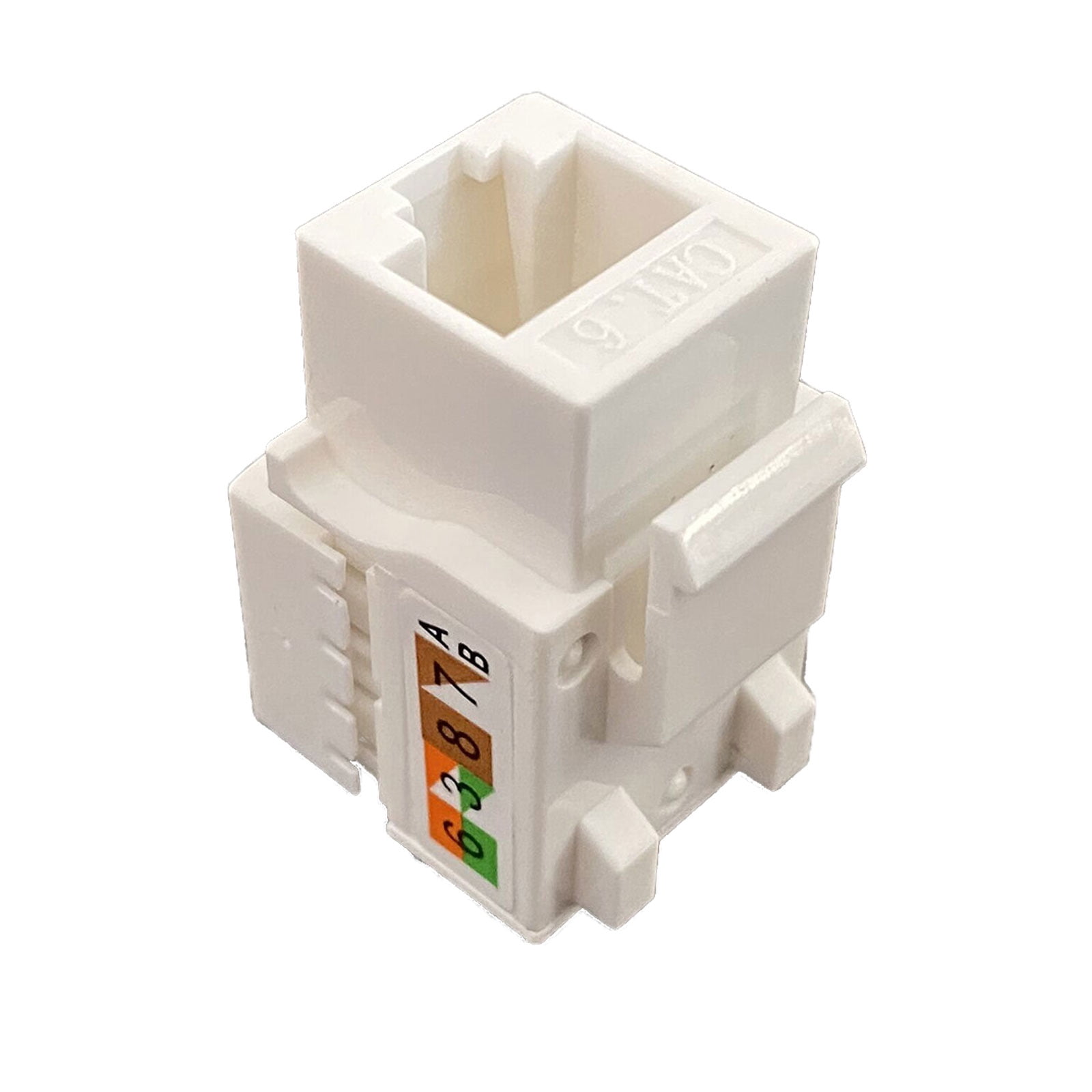 COOLHOOD CAT6 Module Information Socket RJ45 Connector Adapter Keystone ...