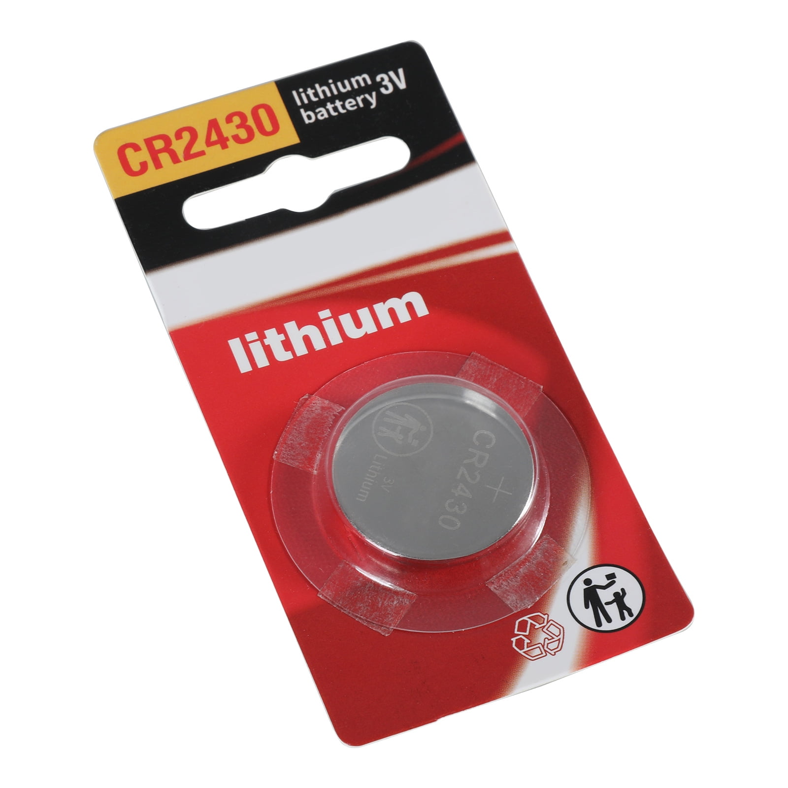 COOLHOOD CR2430 3V Lithium Batteries Lithium Coin Battery CR2430 Lithium Coin Cell Battery for ...