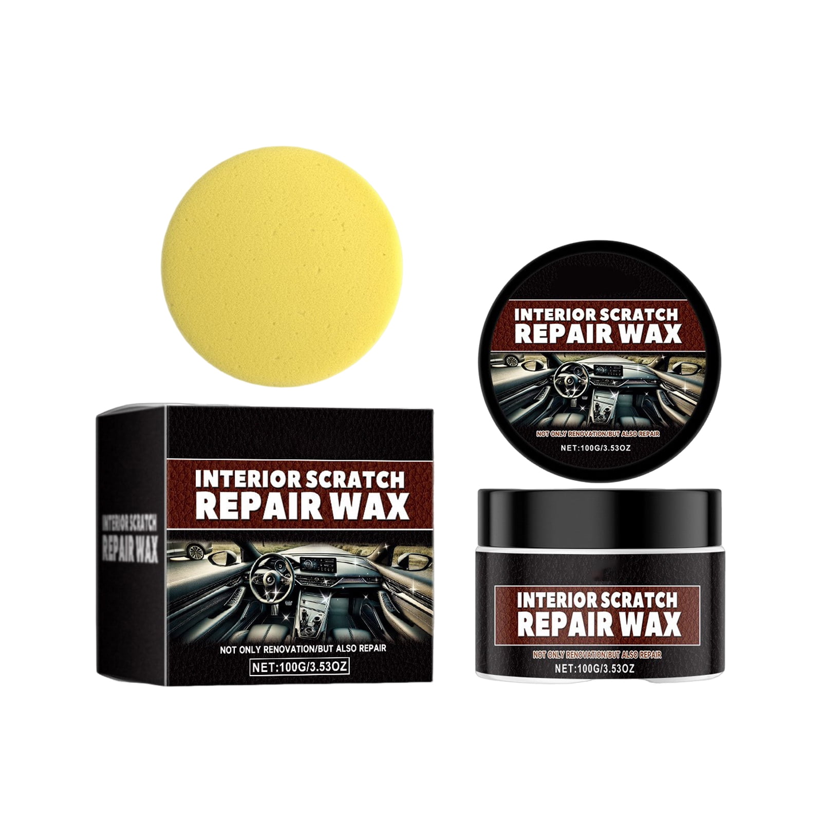 COOLHOOD Car Interior Scratch Remover Car Dashboard Restorer with ...