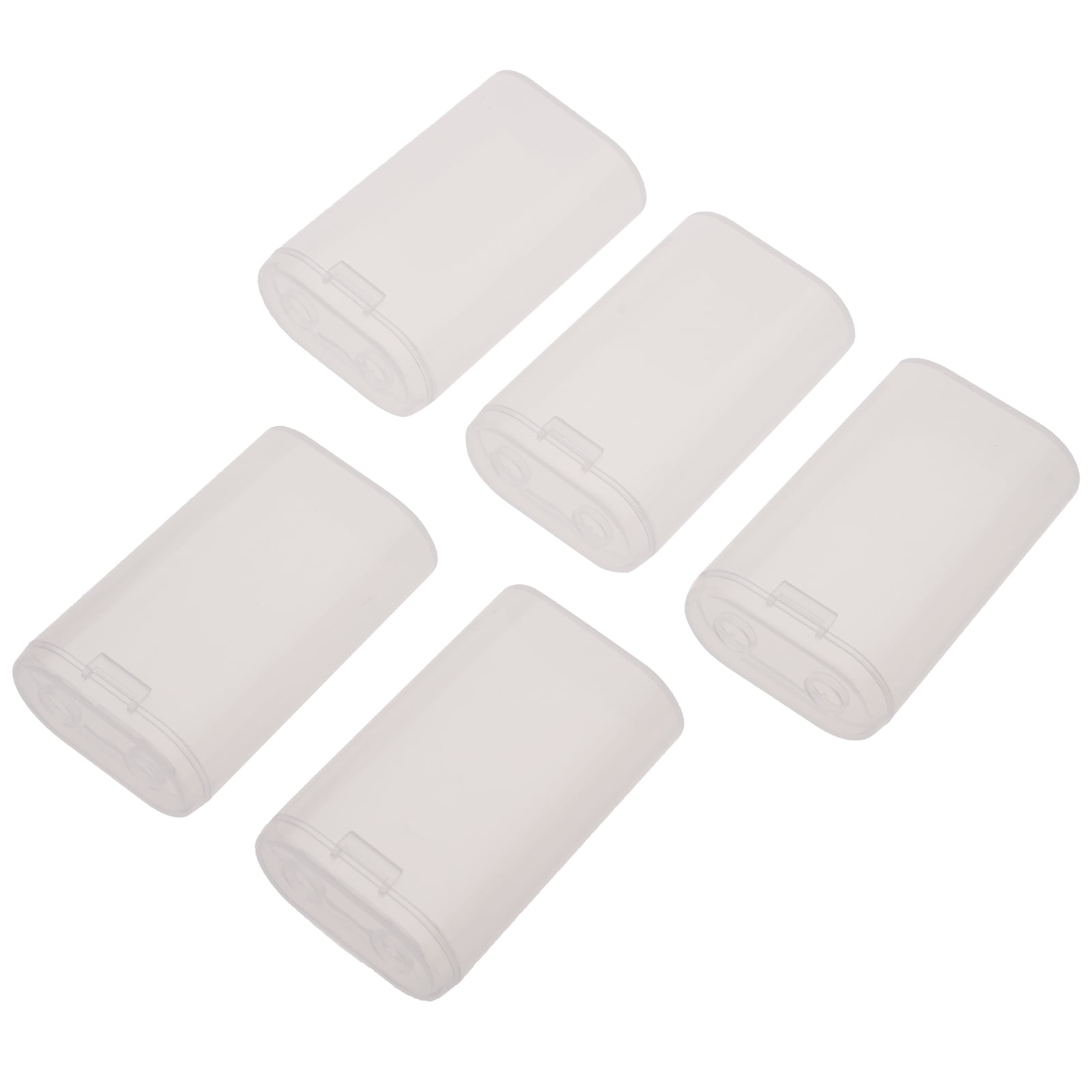 COOLHOOD Clear Battery Storage Case for 2x21700 Batteries Container ...