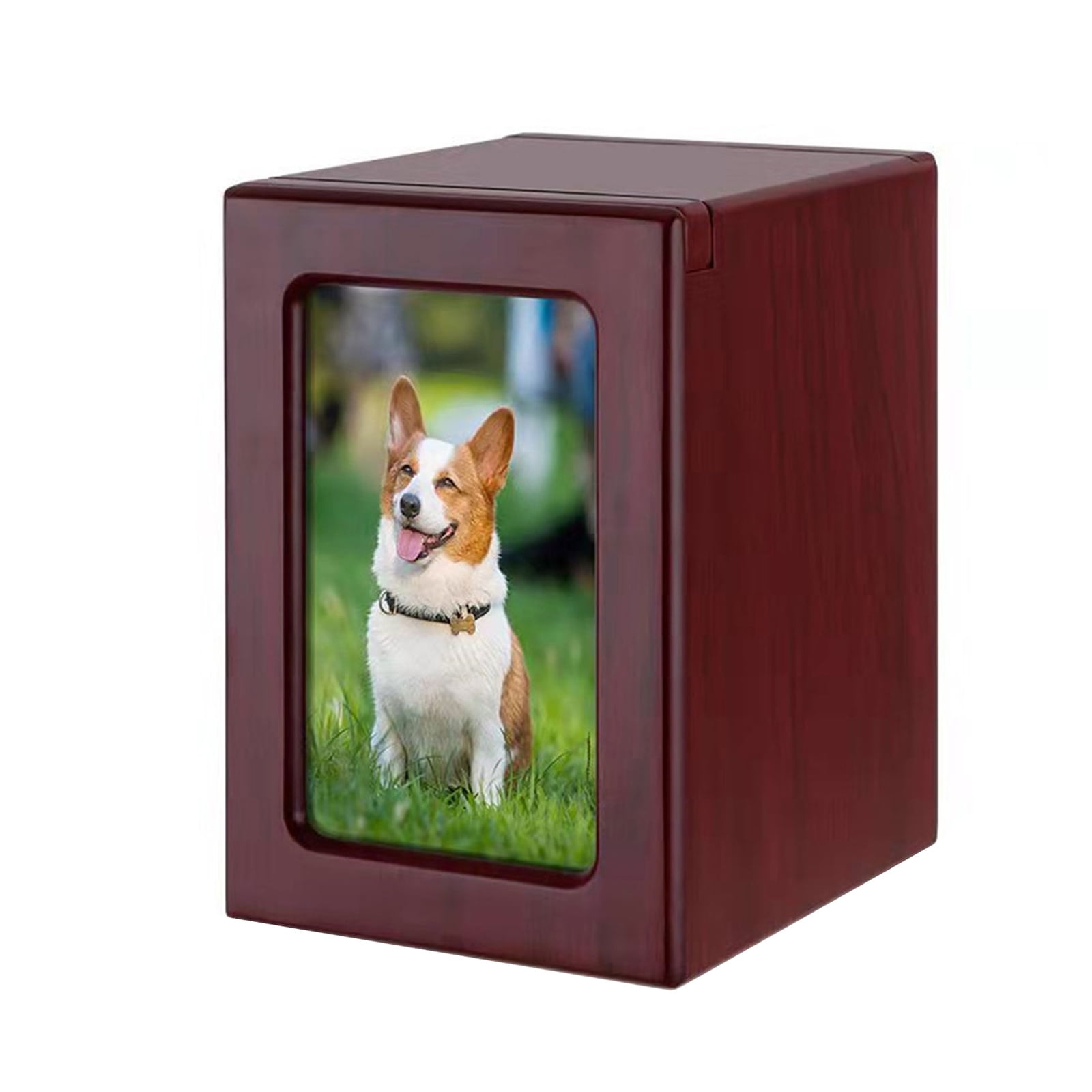 COOLHOOD Cremation Urn Pet Cinerary Casket Wood Memorial Box Ashes ...