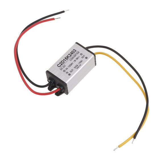 COOLHOOD Direct Current Converter 12V-24V to 3V 5A 15W Step Down ...