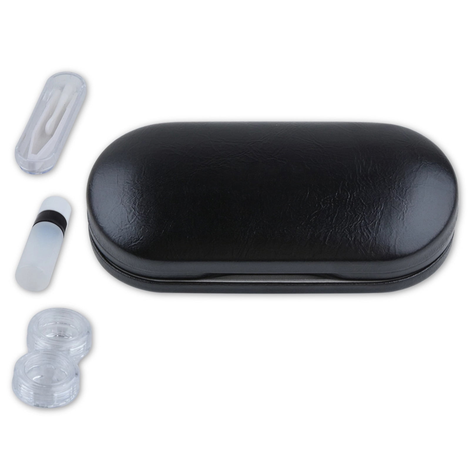 COOLHOOD Double Layered Eyeglass and Contacts lens Case MultiFunctional ...