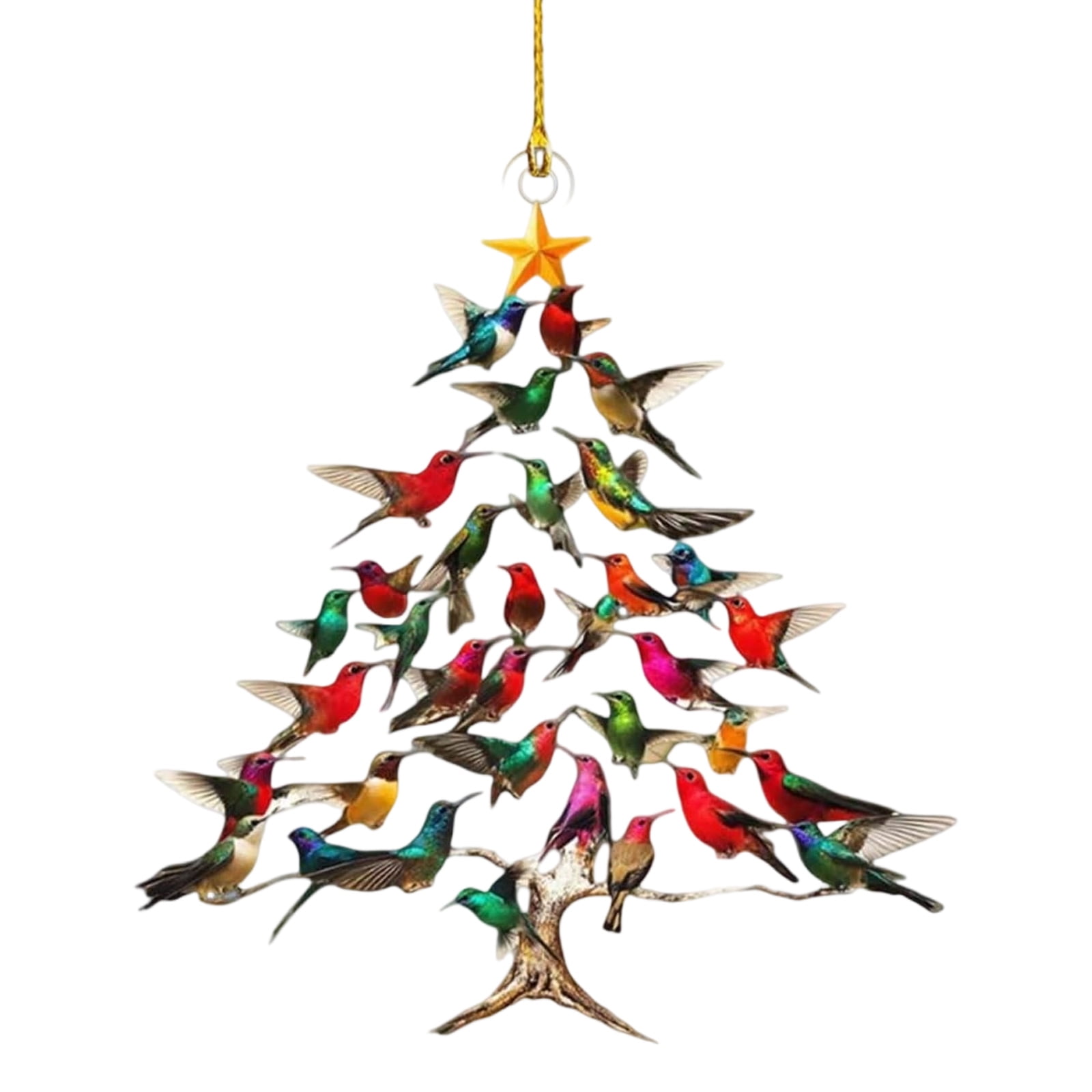 COOLHOOD Double-Sided Acrylic Hummingbird Ornament，Hummingbird ...