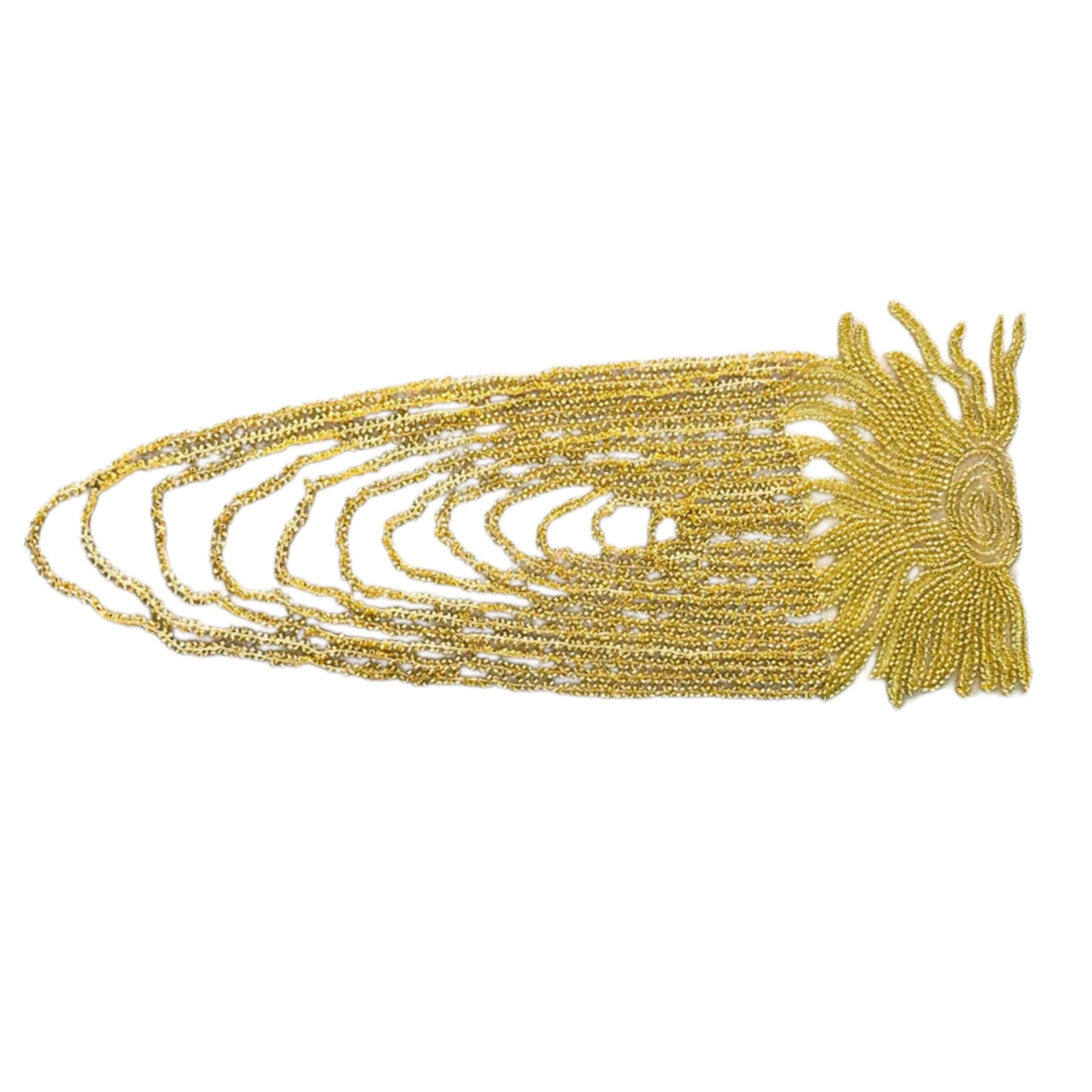 COOLHOOD Durability Sequins Epaulet Tassels Chain Shoulder ...